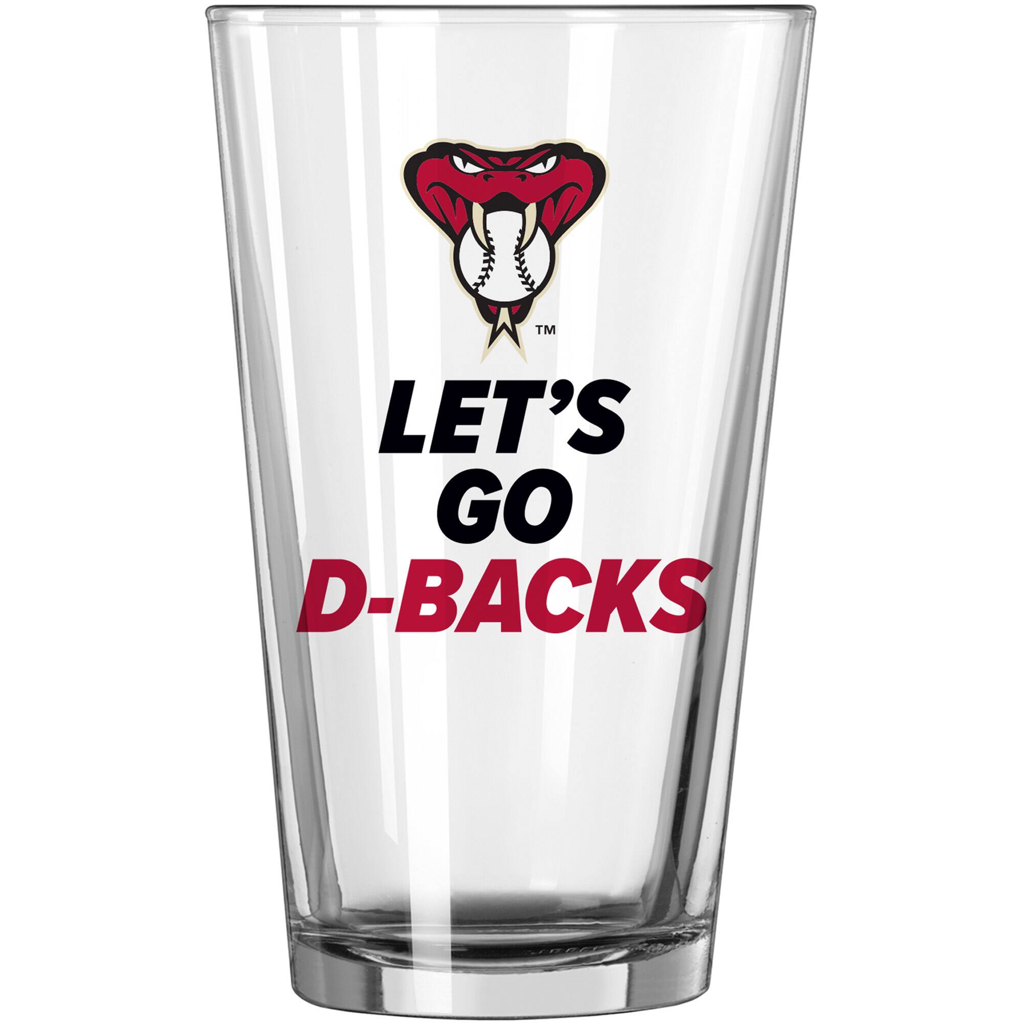 Logo Brands Arizona Diamondbacks 16oz. Team Slogan Pint Glass ...