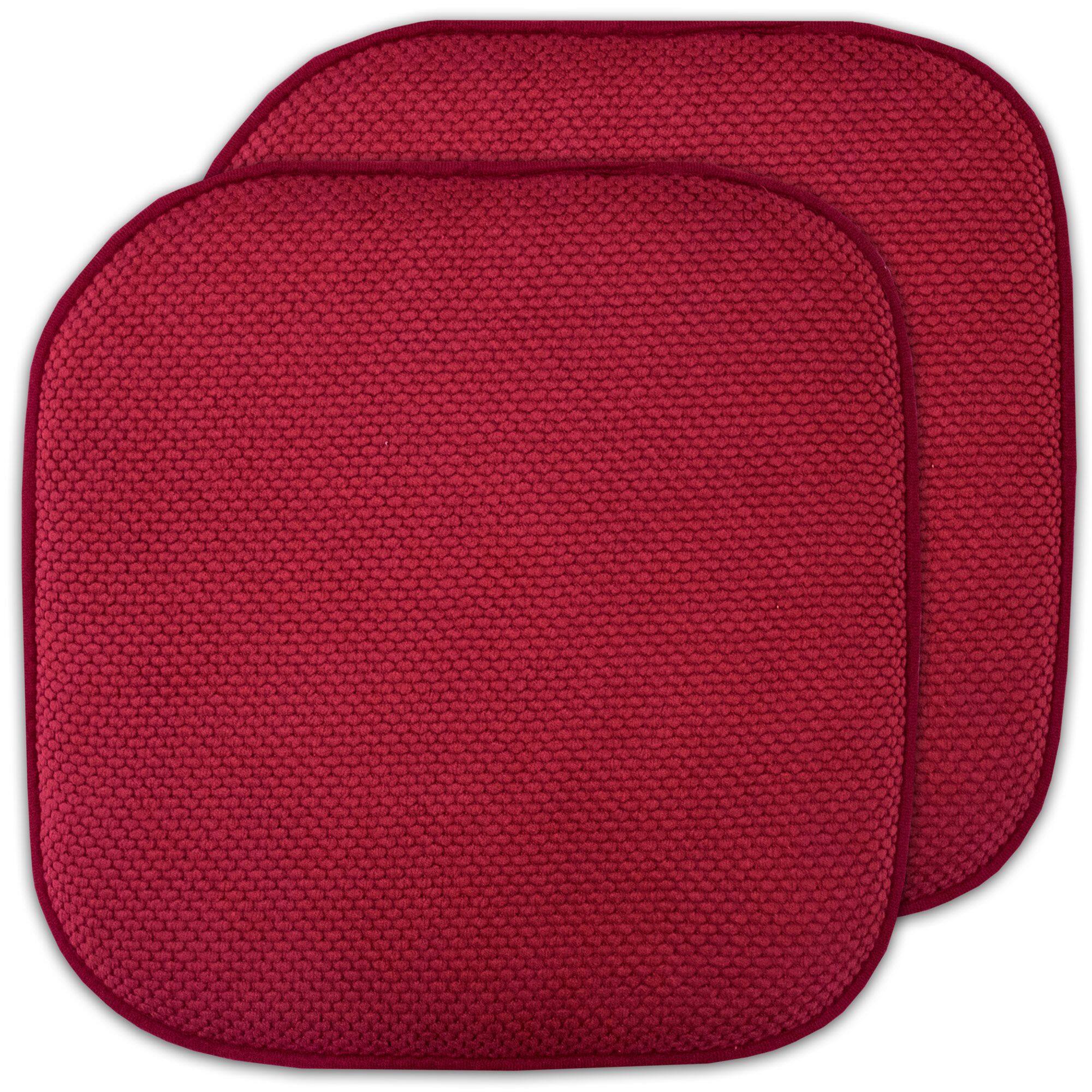 Sweet Home Collection Honeycomb Memory Foam No Slip Back 16" x 16 ...