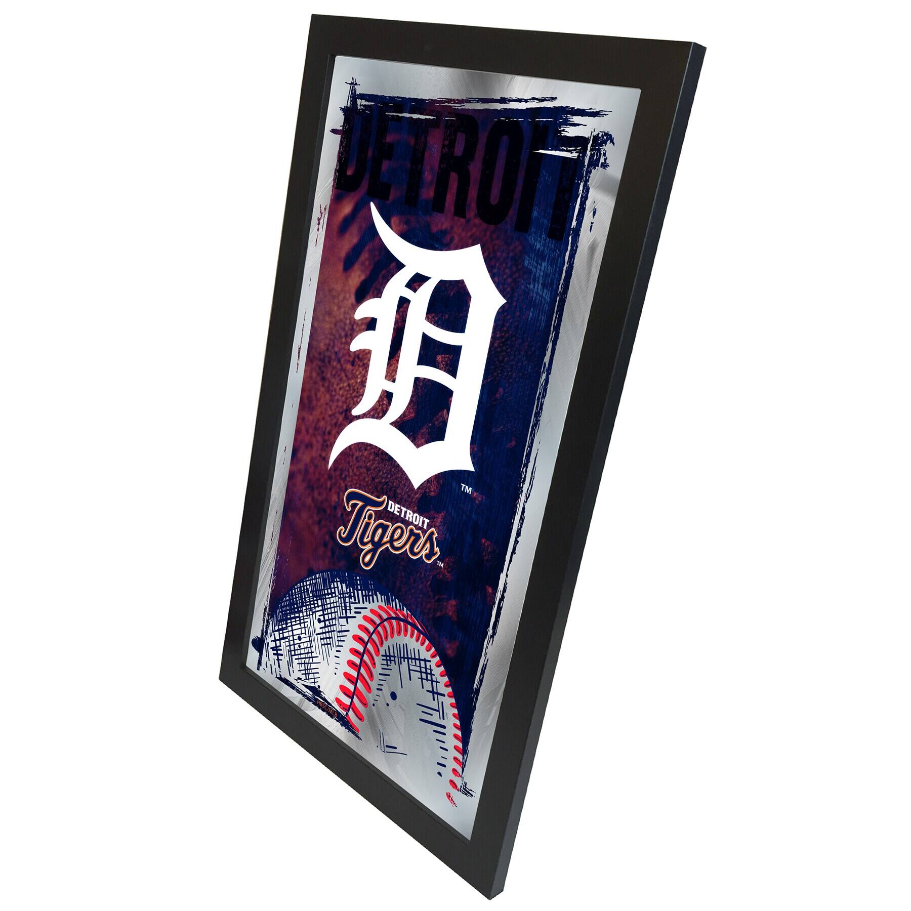 Holland Bar Stool Co. Detroit Tigers 15" x 26" Wall Mirror Multicolor ...