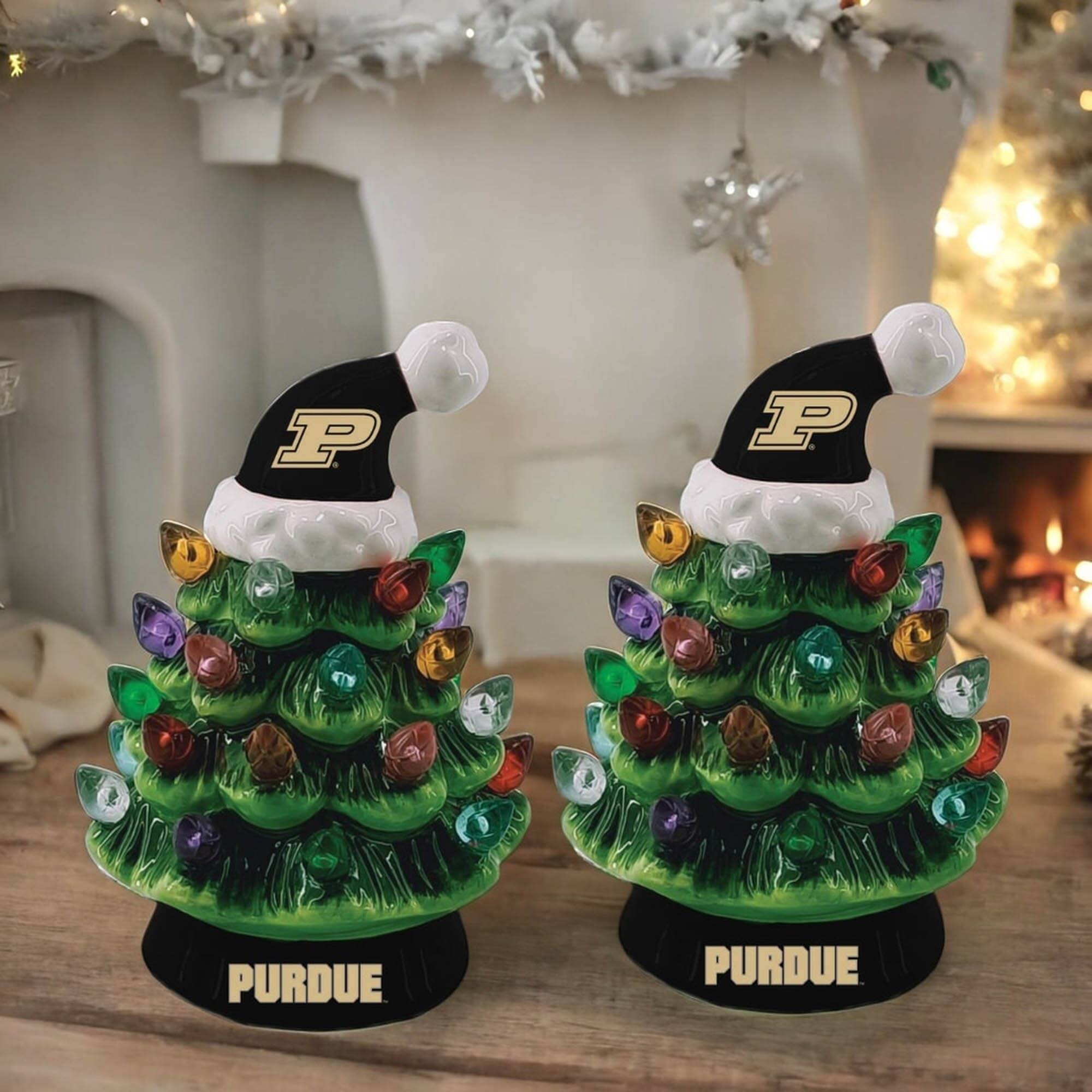 Evergreen Enterprises Purdue Boilermakers 2 Pack 4" Ceramic LED ...