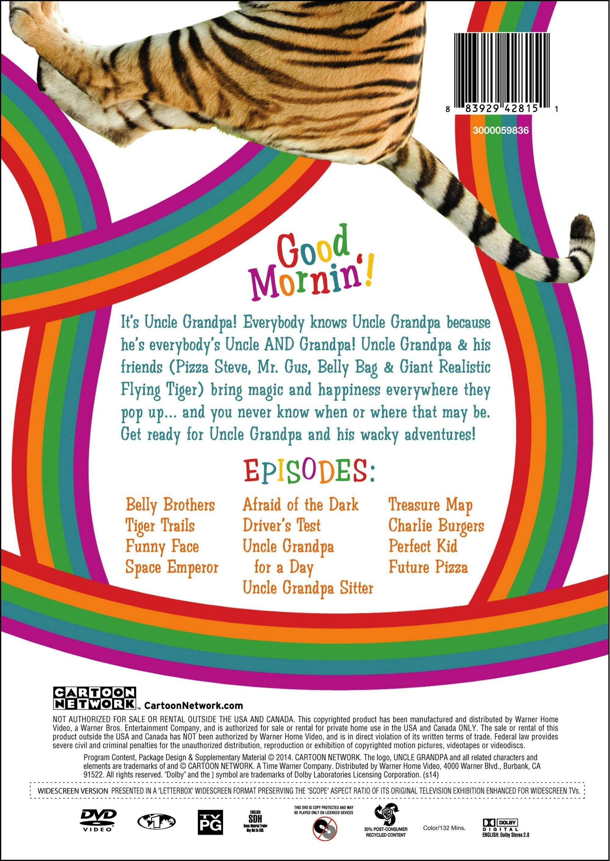 Uncle Grandpa: Tiger Trails 1 DVD - Best Buy