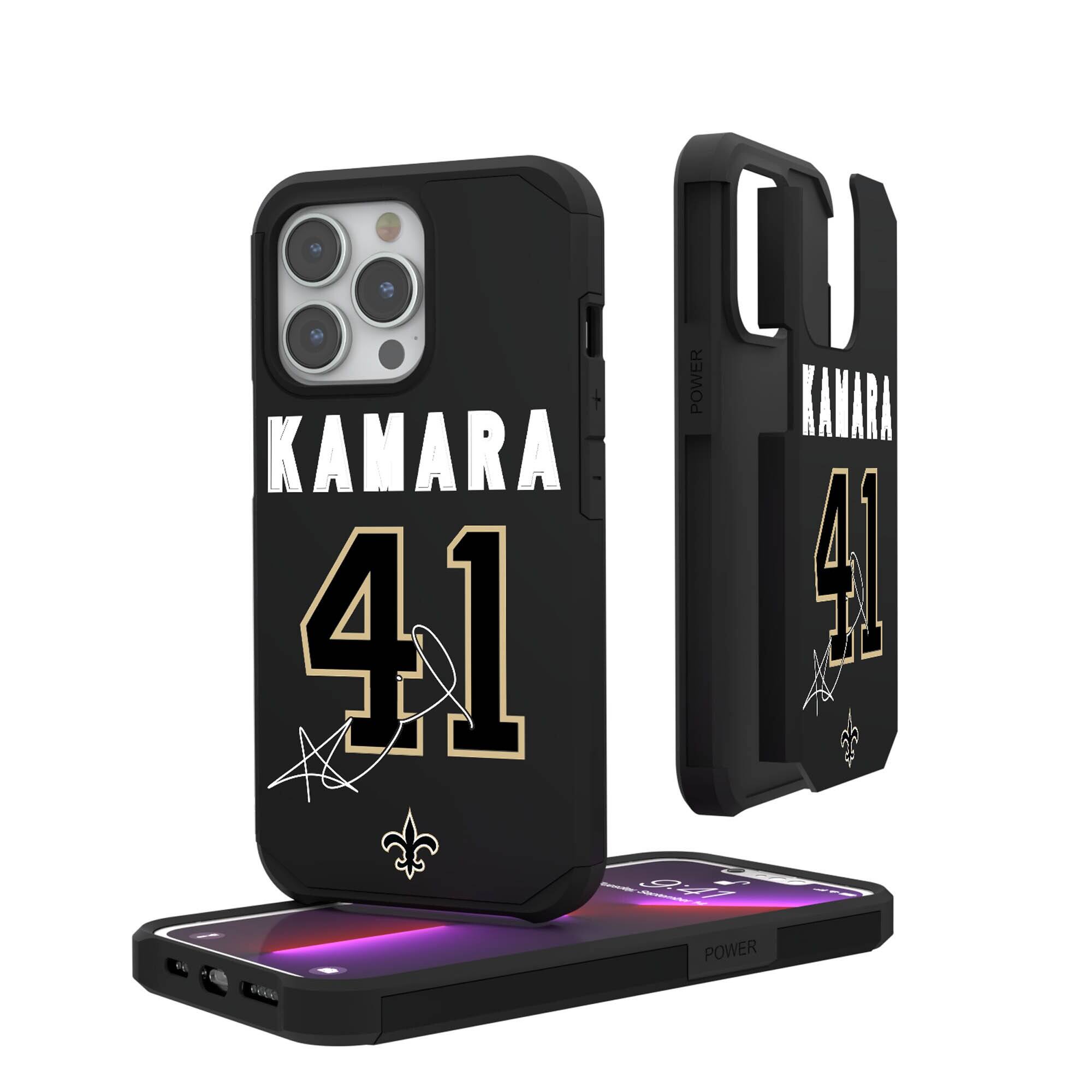 Keyscaper NFL Alvin Kamara New Orleans Saints iPhone Rugged Case 14 ...