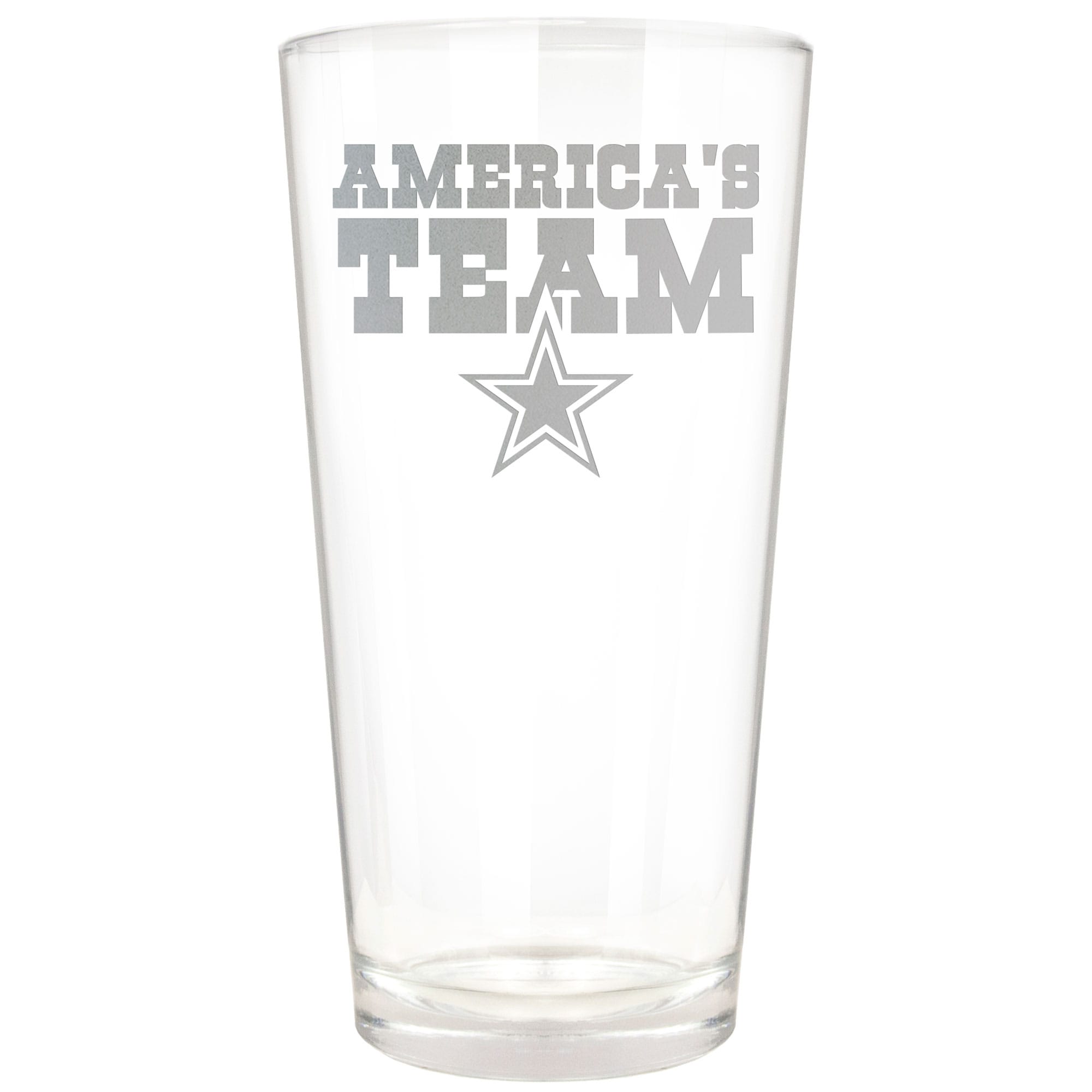 Great American Products Dallas Cowboys Etched 16oz. Rally Cry Pint ...
