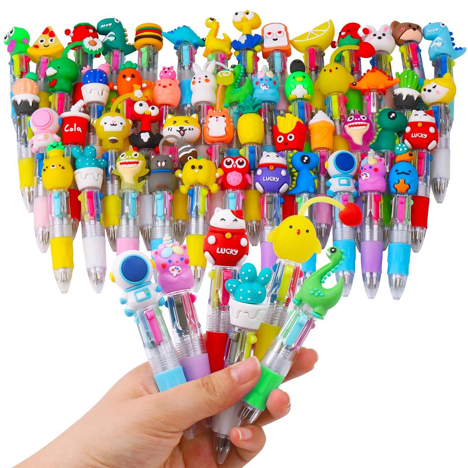 Paradigms Interiors Mini Multicolor Pens In One 4 in 1 Cute Bulk For ...