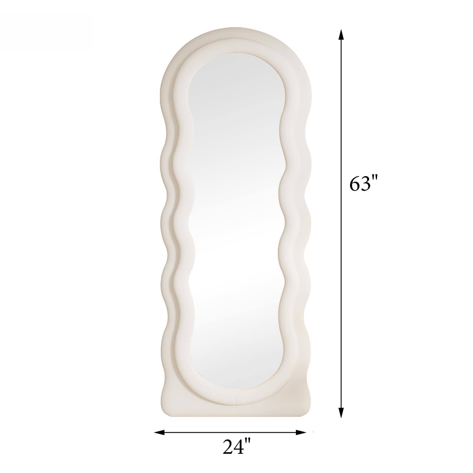Comfort Essence Full Length Mirorr 63"x24" Mirrors Irregular Wavy wall ...