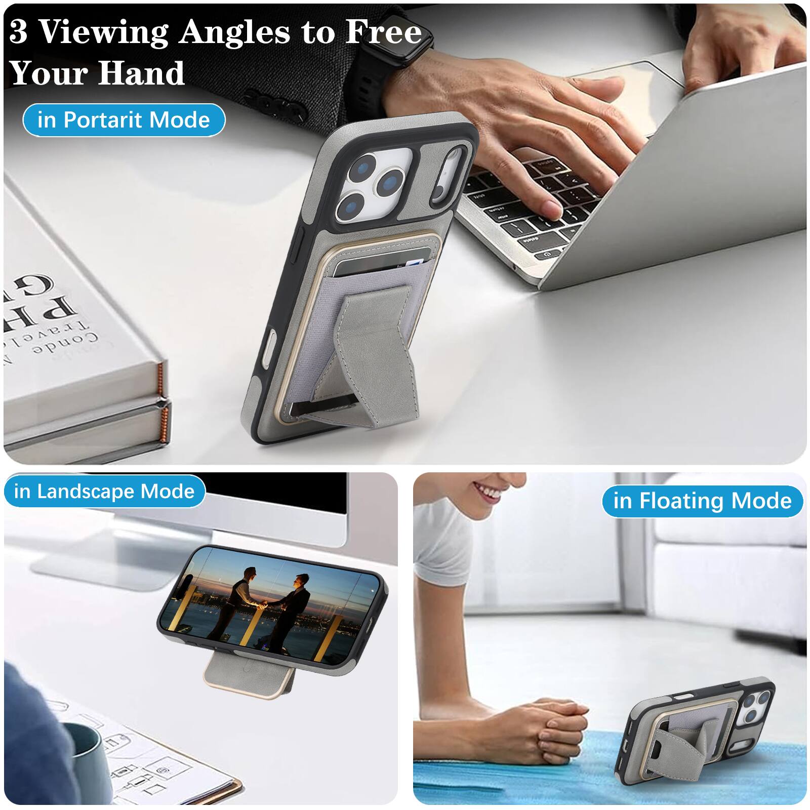Dteck Magnetic Case for Apple iPhone 17 Pro Max,Detachable Card Wallet ...