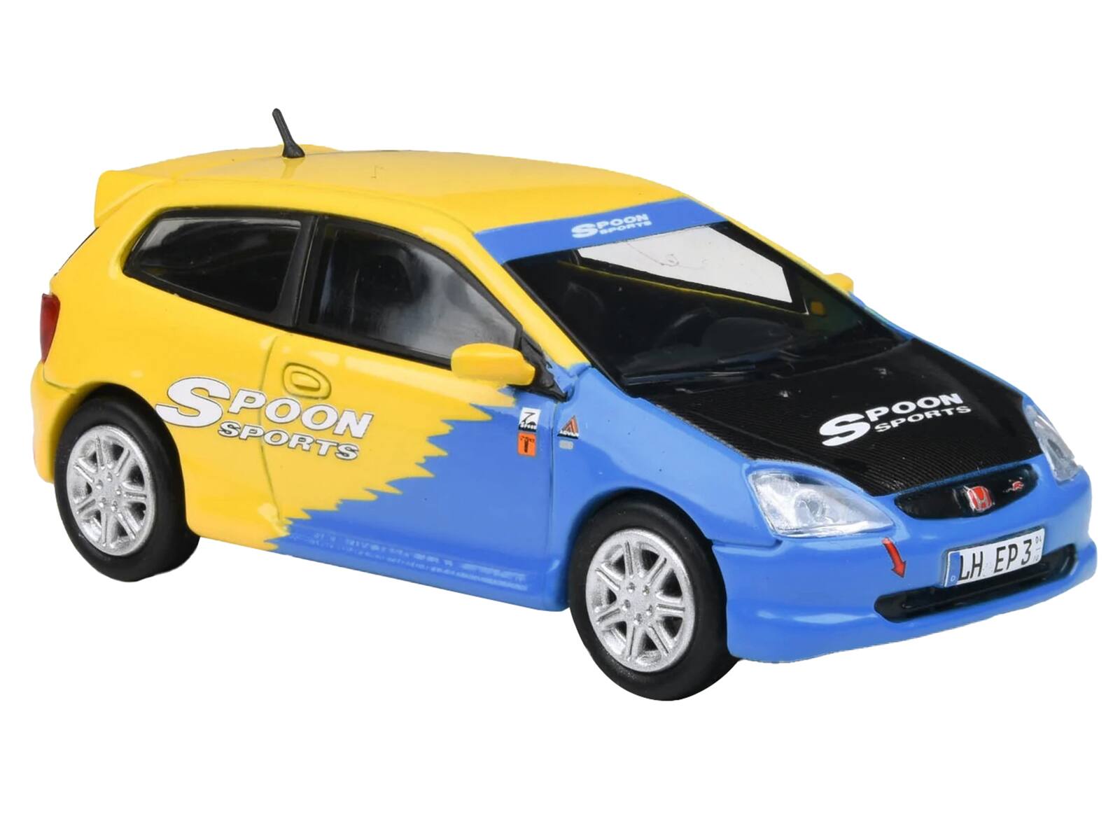 2001 Honda Civic Type R EP3 Hood "Spoon Sports" 1/64 Diecast Model Car ...