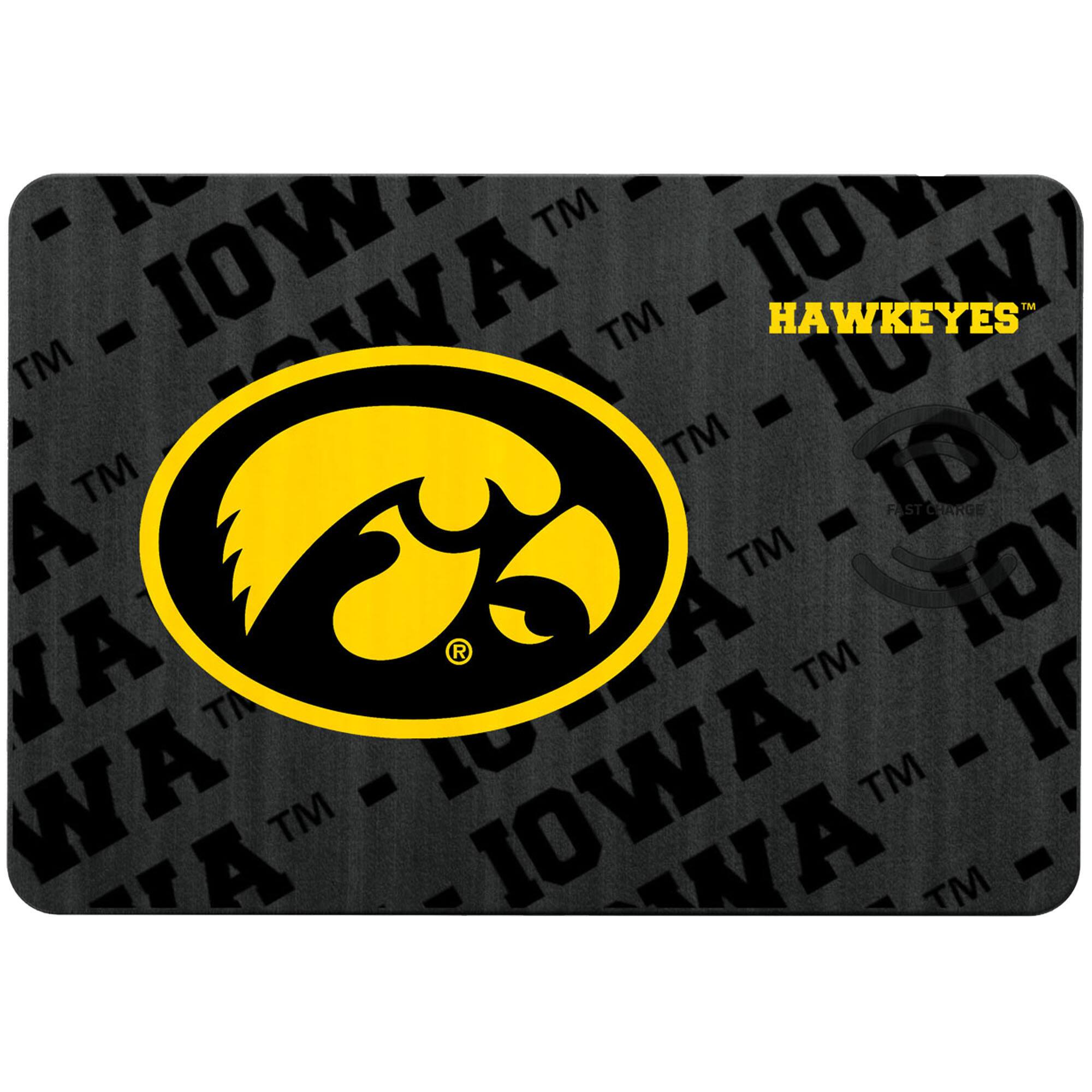 Keyscaper Iowa Hawkeyes Wireless Charger and Mouse Pad Multicolor ...