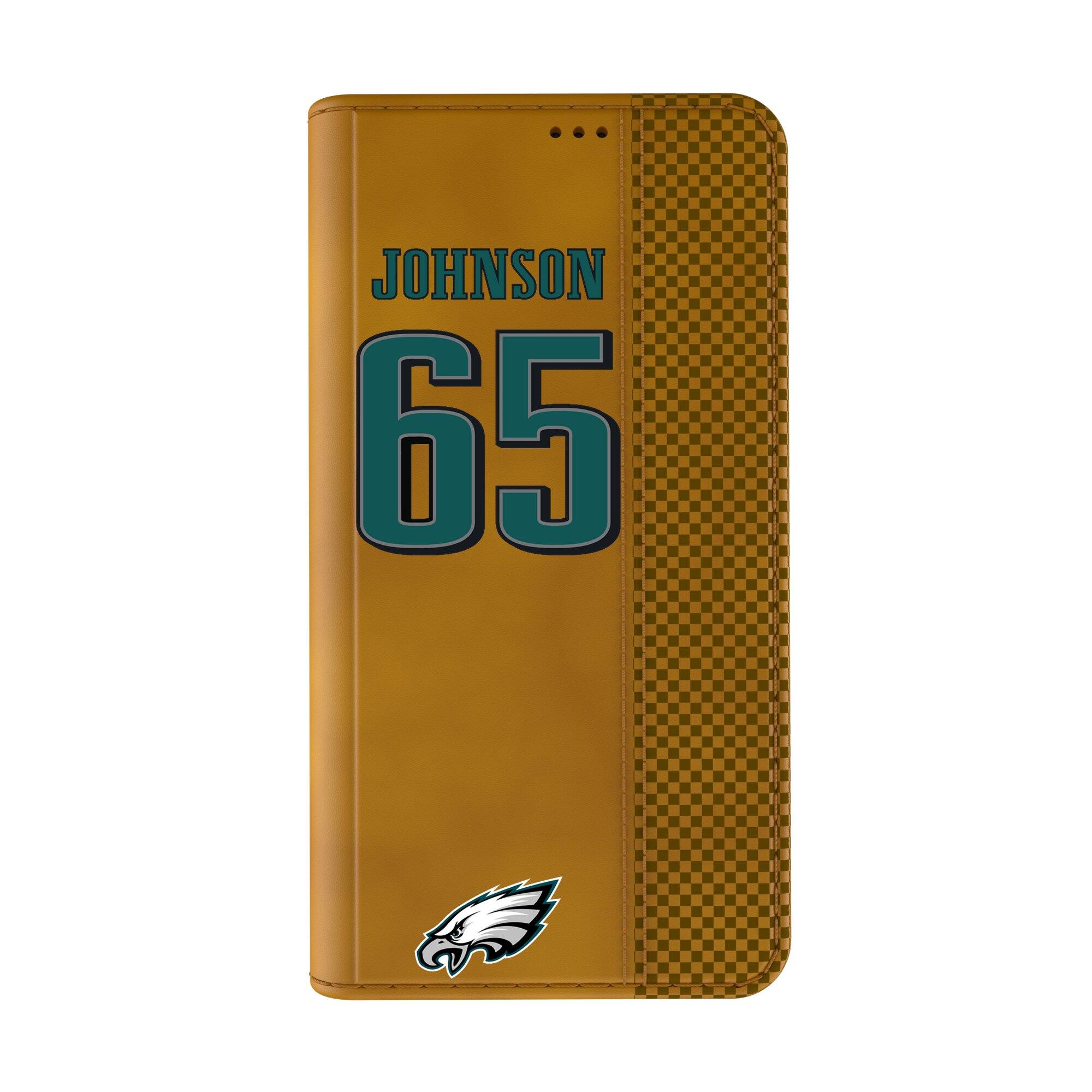 Keyscaper NFL Lane Johnson Philadelphia Eagles Folio iPhone Case 14 ...
