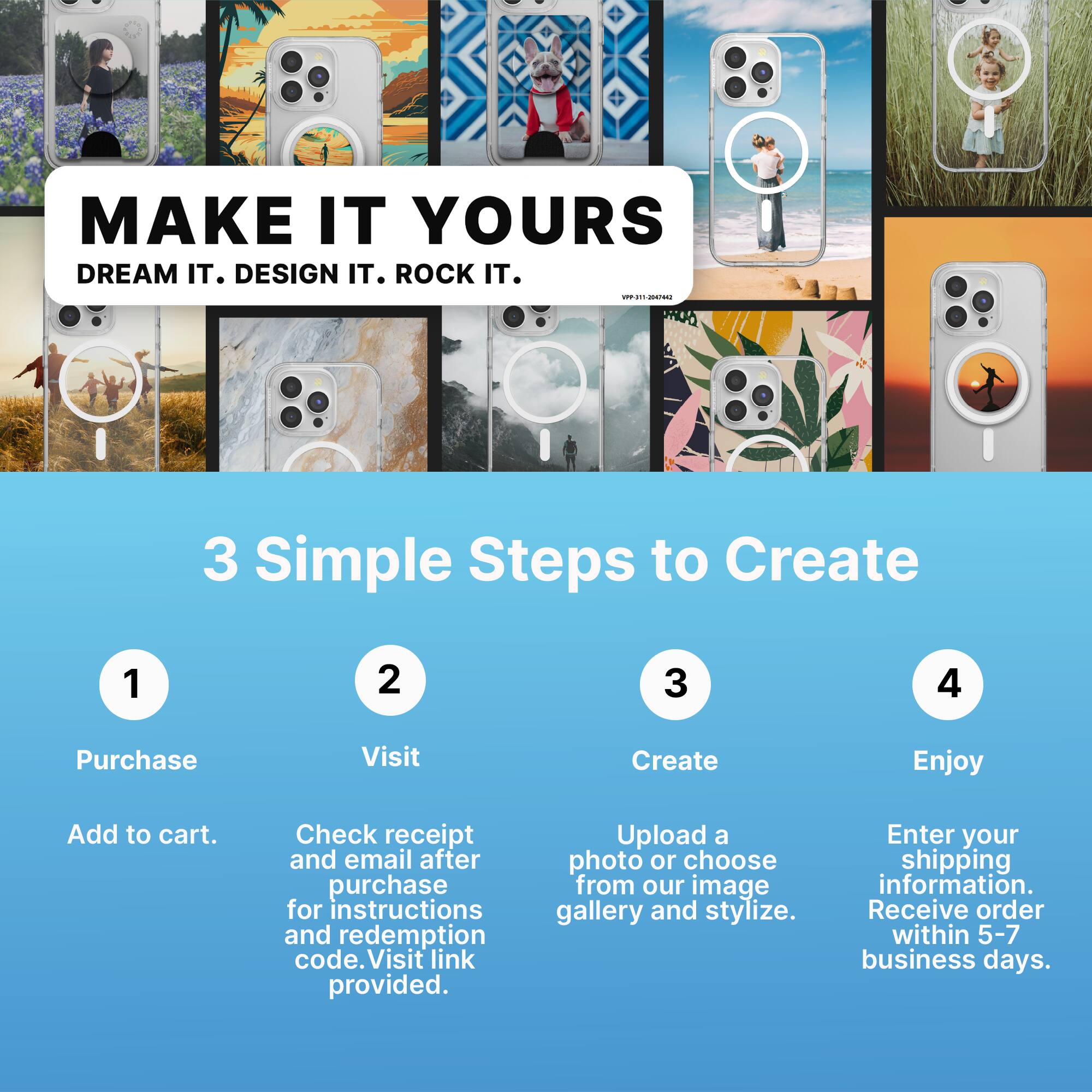 PopSockets MagSafe PopCase for iPhone 15 Pro Max Case with Customizable Graphic Case Insert ...