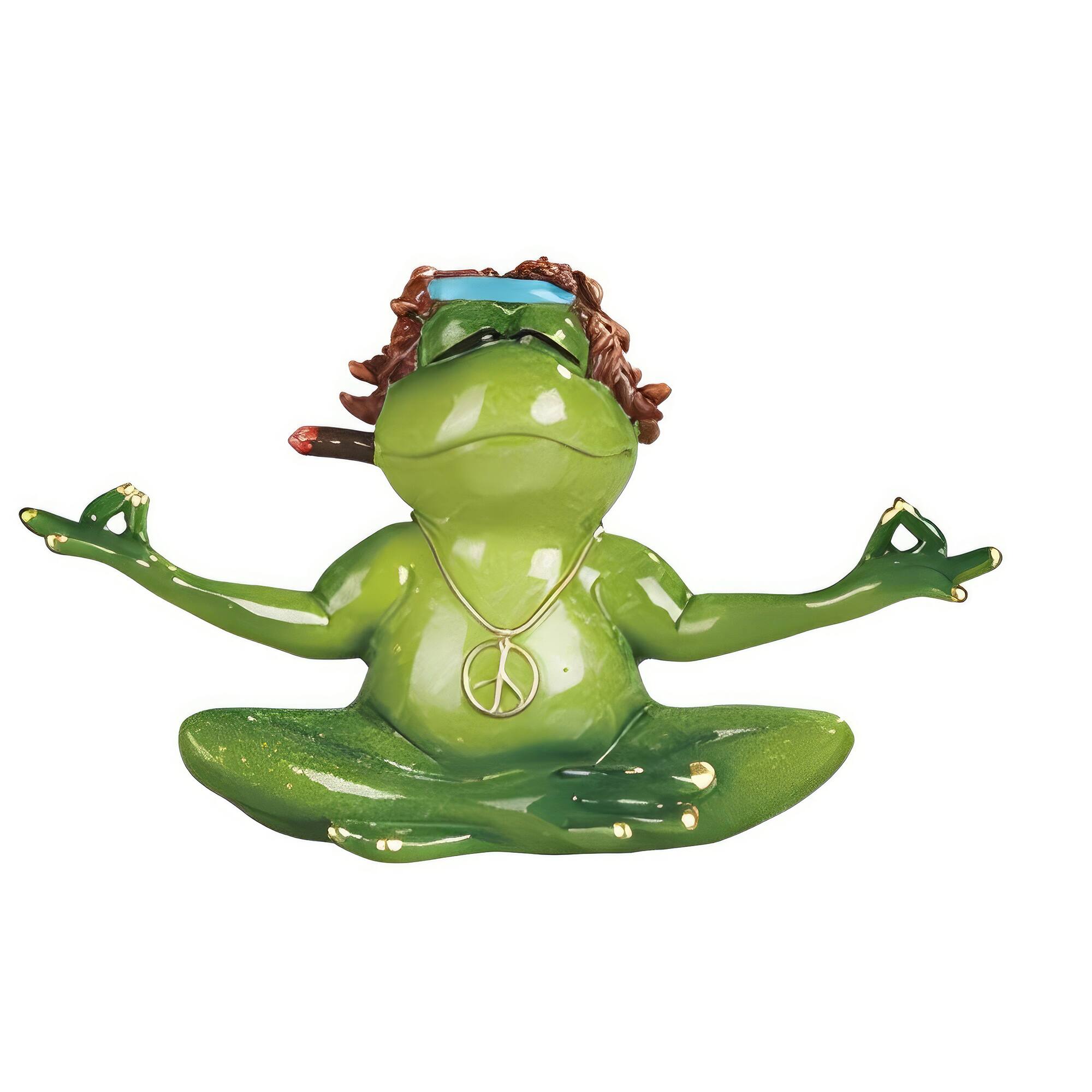 Frog FC Design - 7.25"W Reggae Figurine Statue Office Desk Tabletop ...