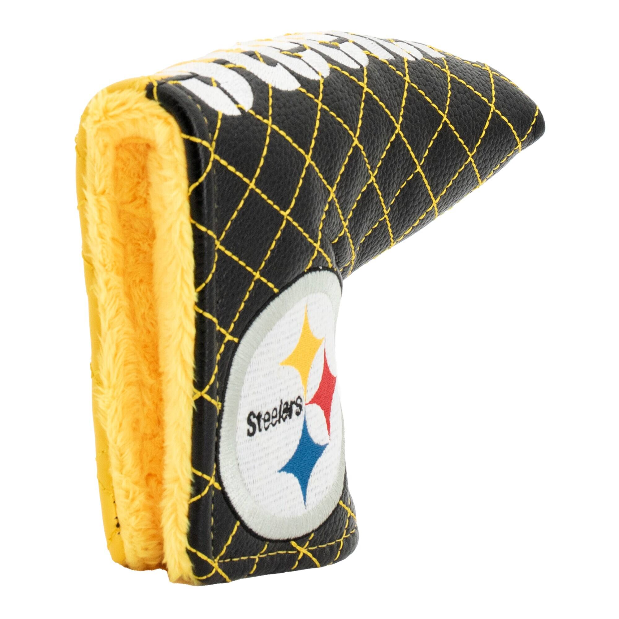 Team Golf Pittsburgh Steelers Quilted Blade Putter Cover Multicolor ...