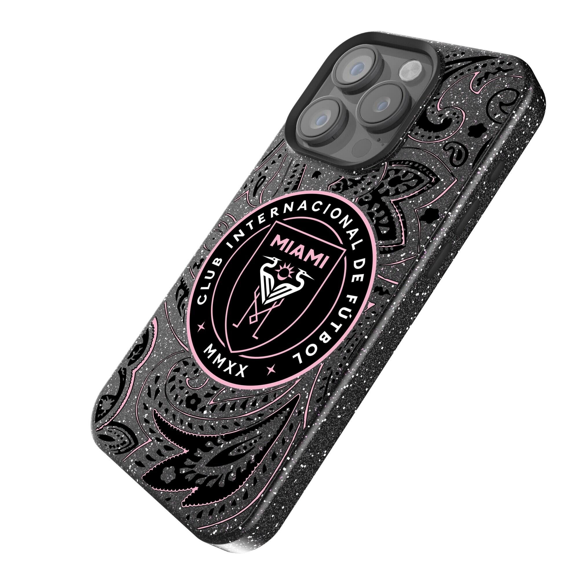 Keyscaper MLS Inter Miami CF iPhone Bling Case 16 Plus Black 202413218 ...