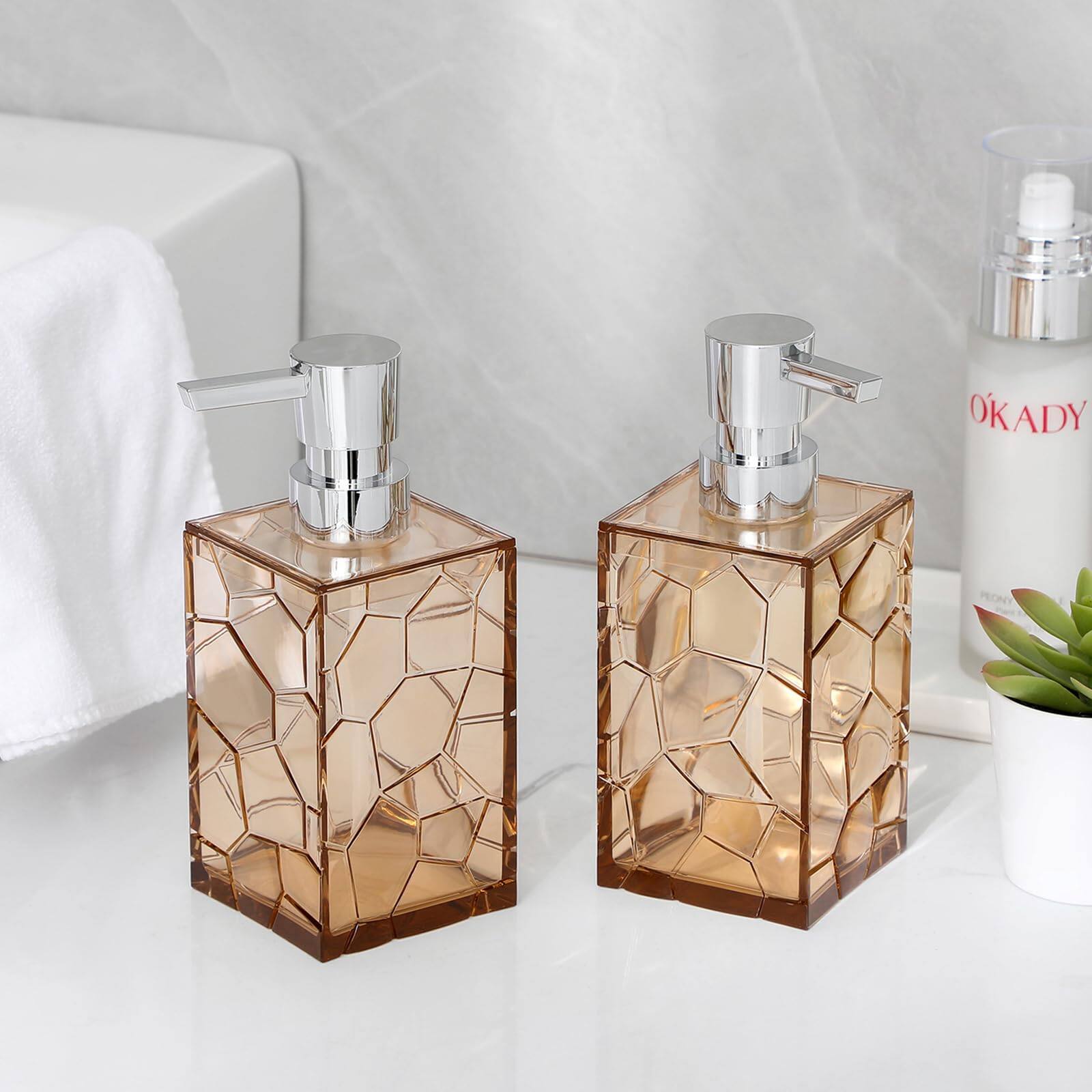 Dapper Styles Hand Soap Dispenser Plastic Liquid Pump Bottles ...