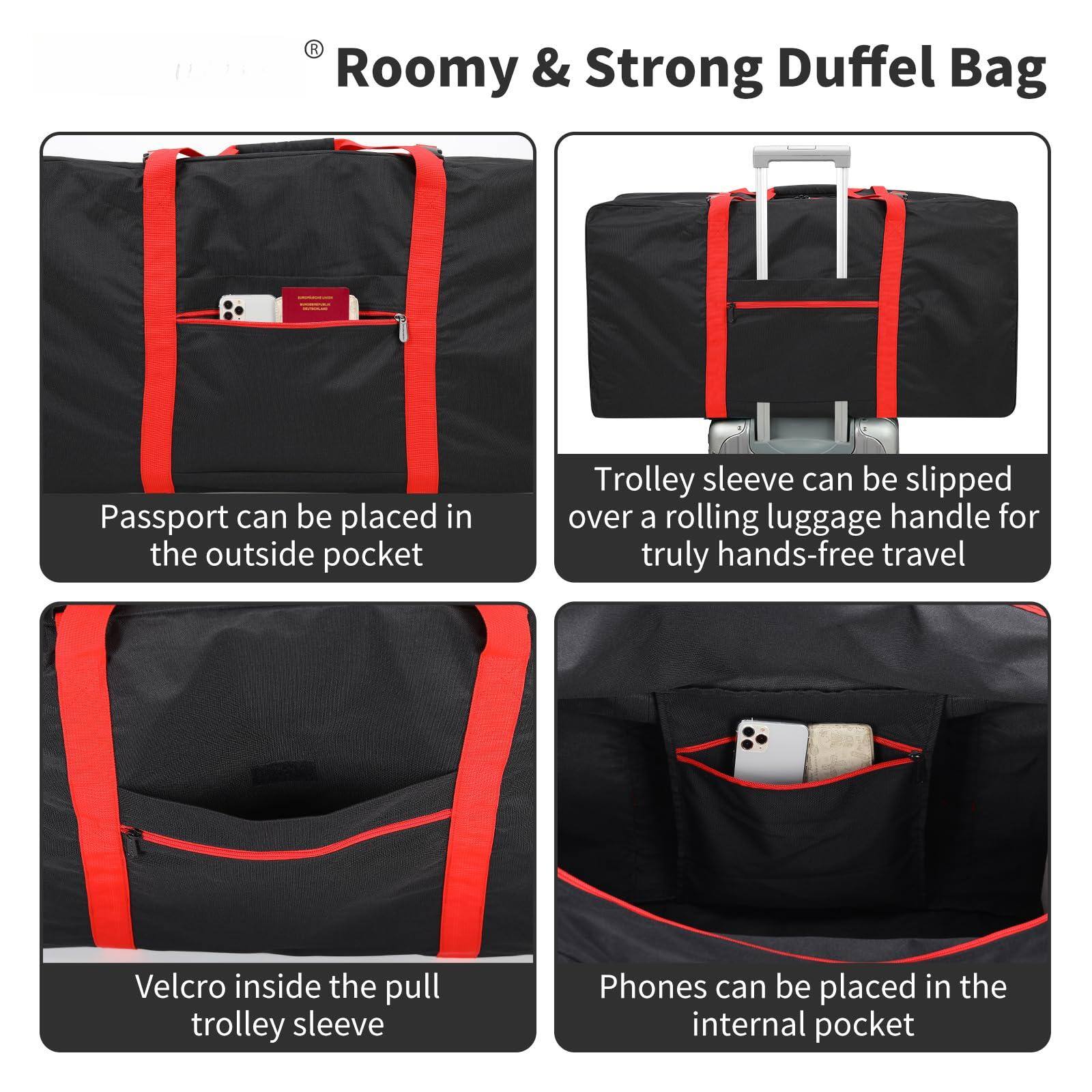 Paradigms Interiors Extra Large Duffel Bag Travel Lightweight Luggage ...