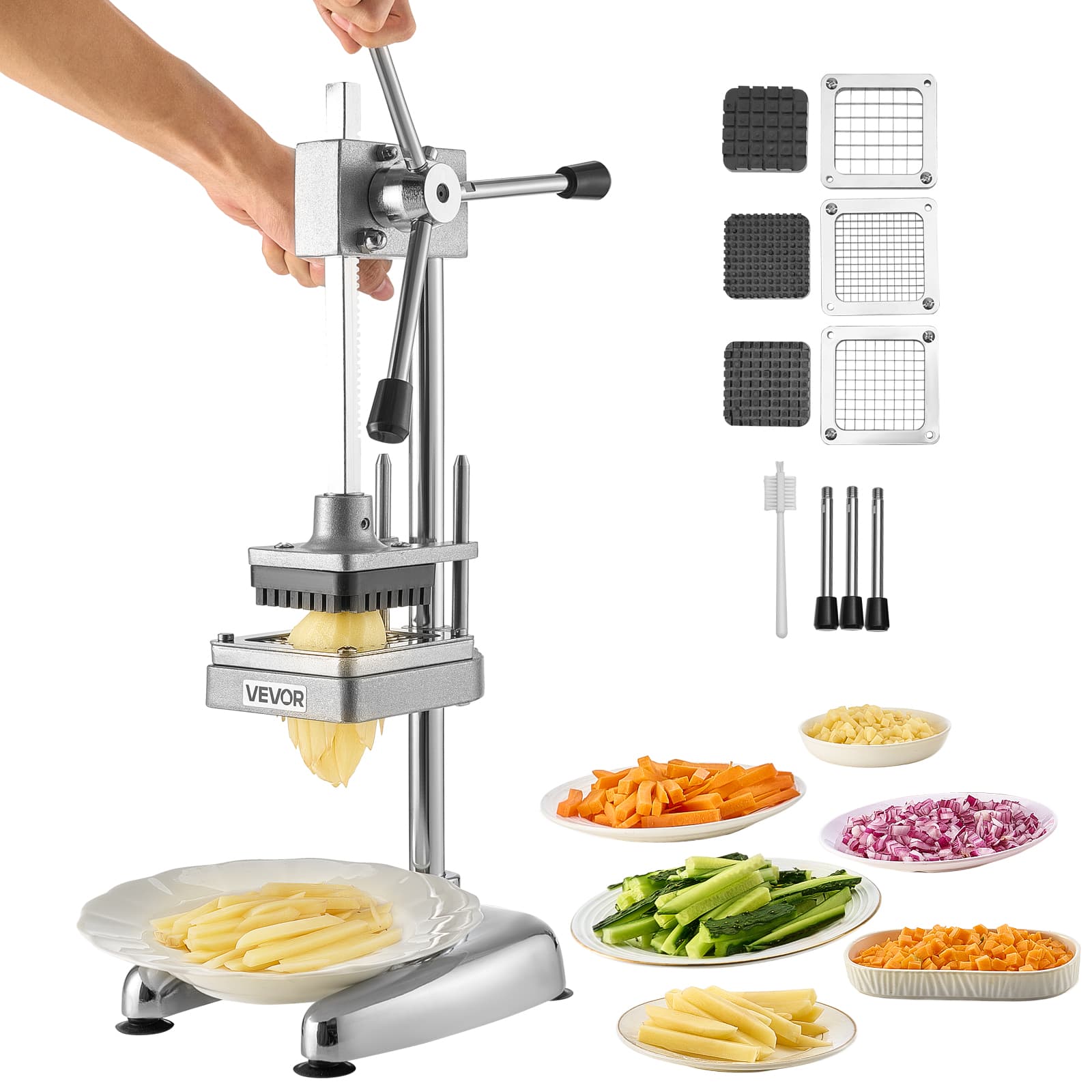 Automatic French Fry Cutter Stainless Steel - Best Buy