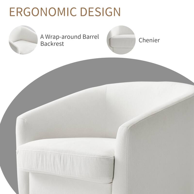 Dyonery single person swivel chair, with 360° rotation and ergonomic ...