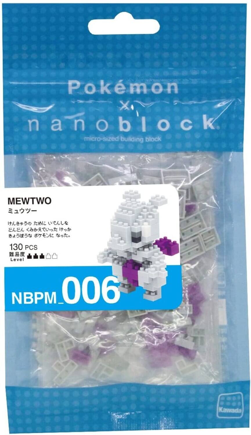 PopMarket Nanoblock Pokemon Series Mewtwo Building Kit COLLECTIBLES ...