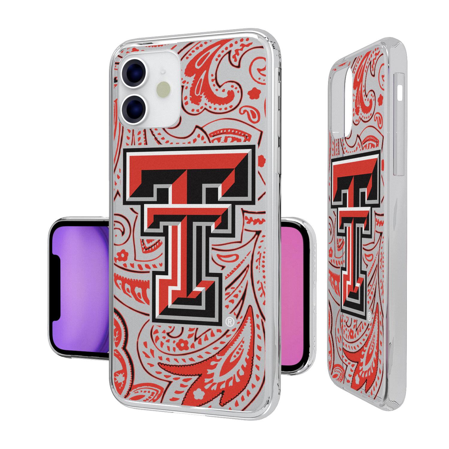 Keyscaper NCAA Texas Tech Red Raiders iPhone Paisley Design Clear Case ...