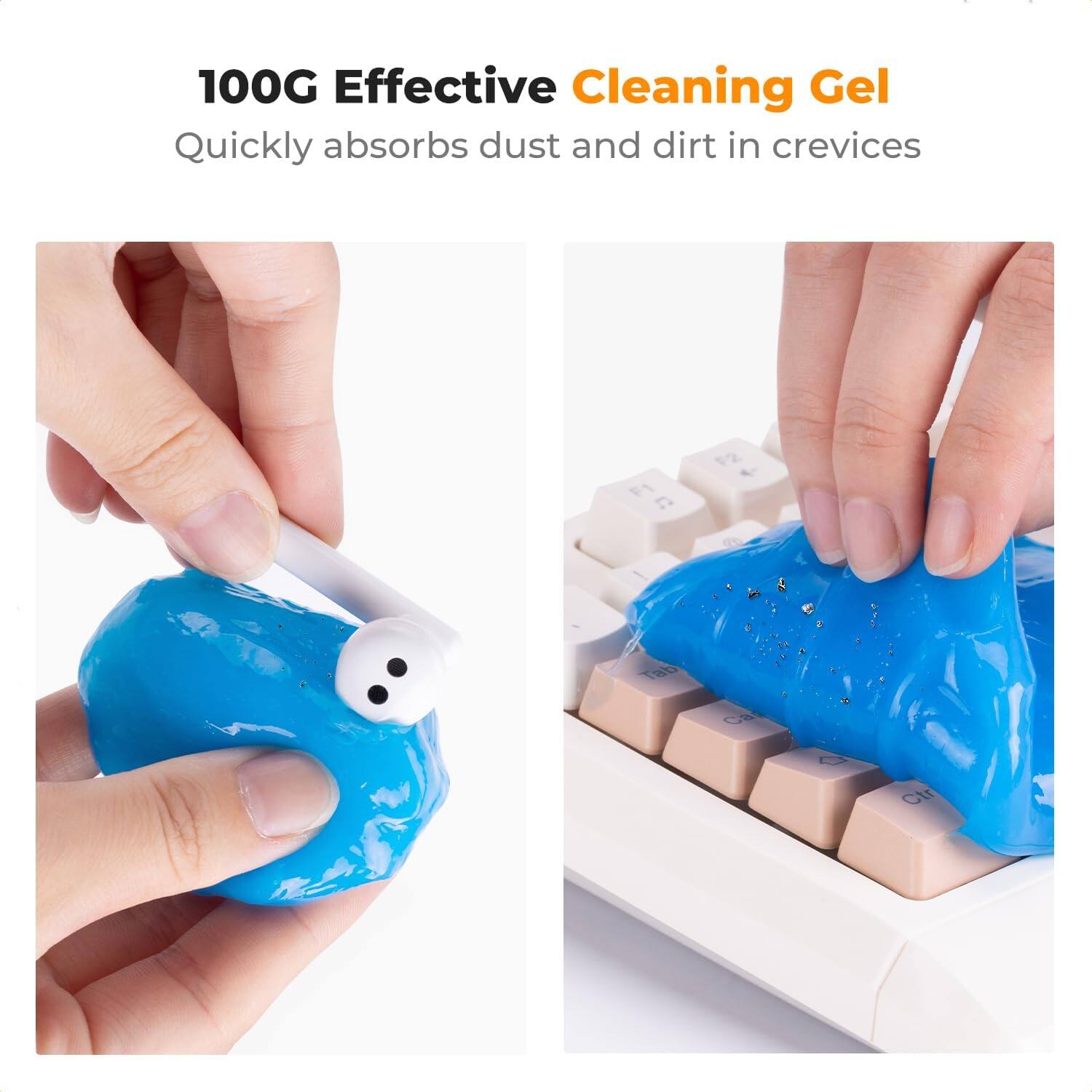 RTMB 6 in 1 Laptop & Keyboard Cleaning Kit with Gel & Spray for MacBook ...