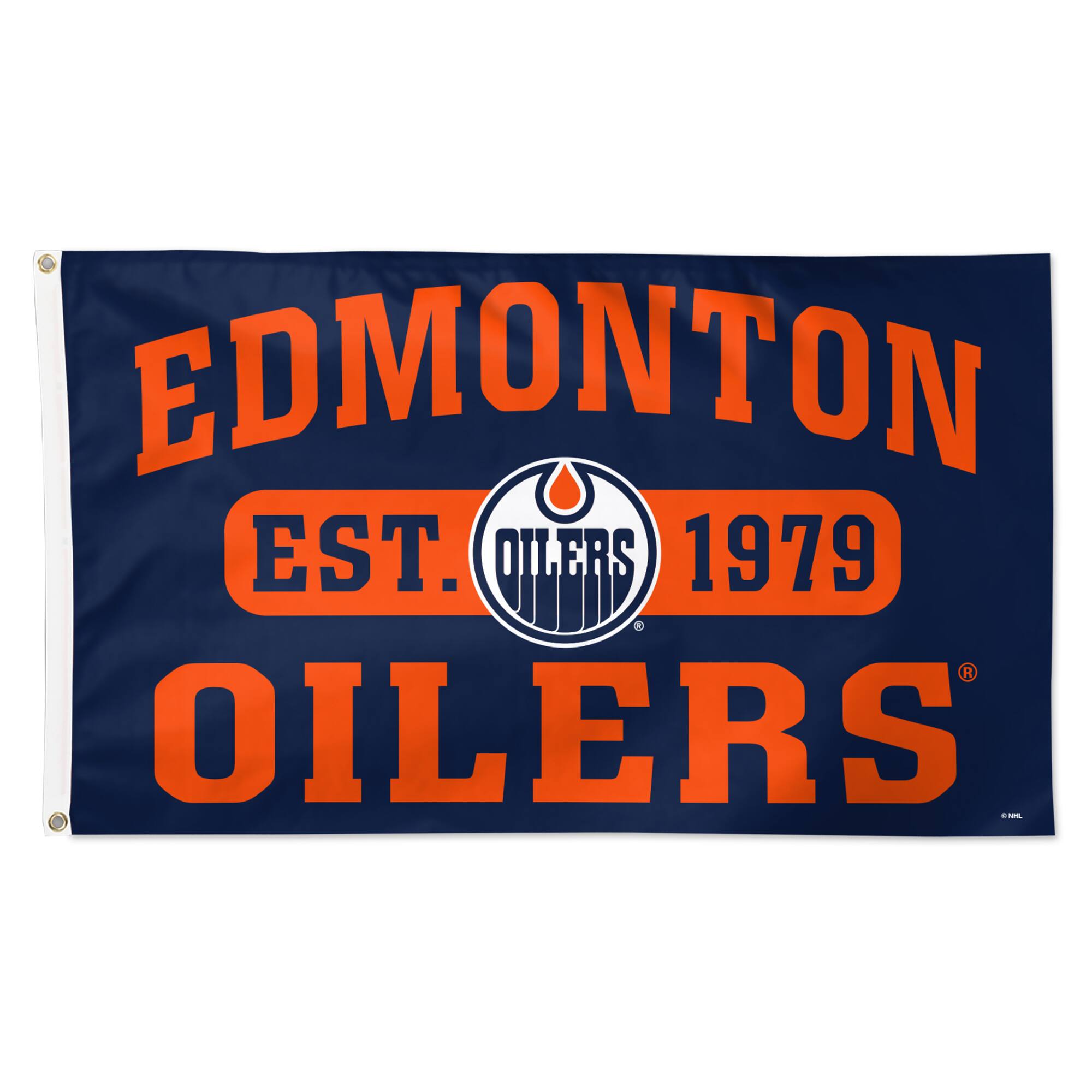 WinCraft Edmonton Oilers 3' x 5' Single Sided Franchise Establishment ...