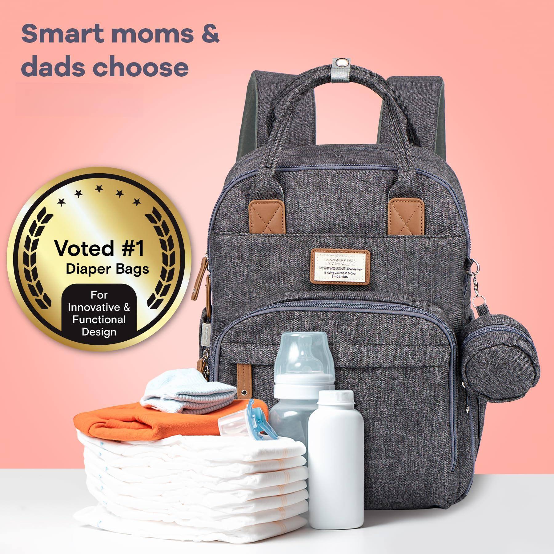 Stamp n Camp Diaper Bag Backpack Multifunction Travel Pack Maternity ...