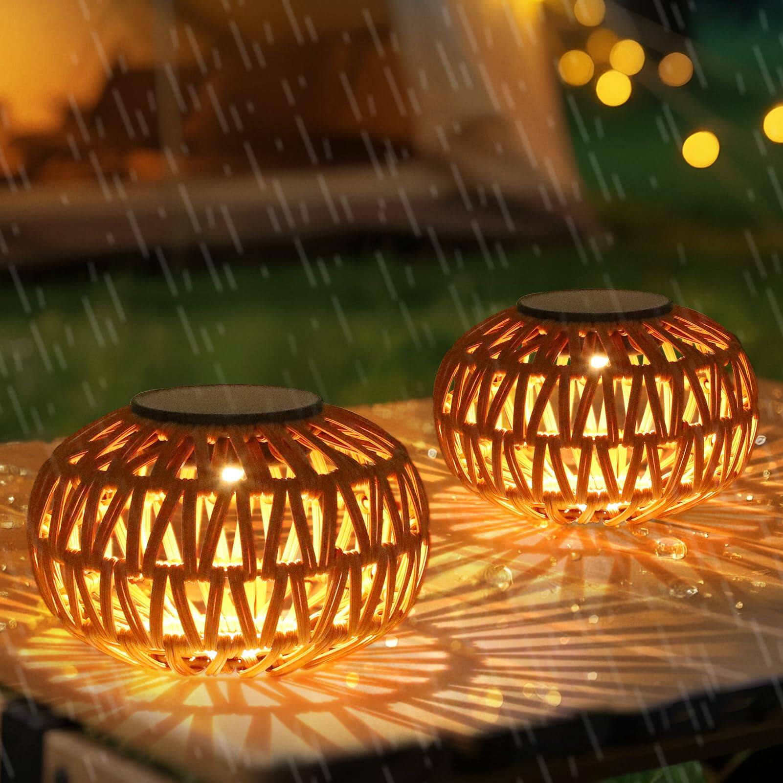 Reds Spade Pack Solar Lanterns Outdoor Waterproof Table Lamp Decor ...