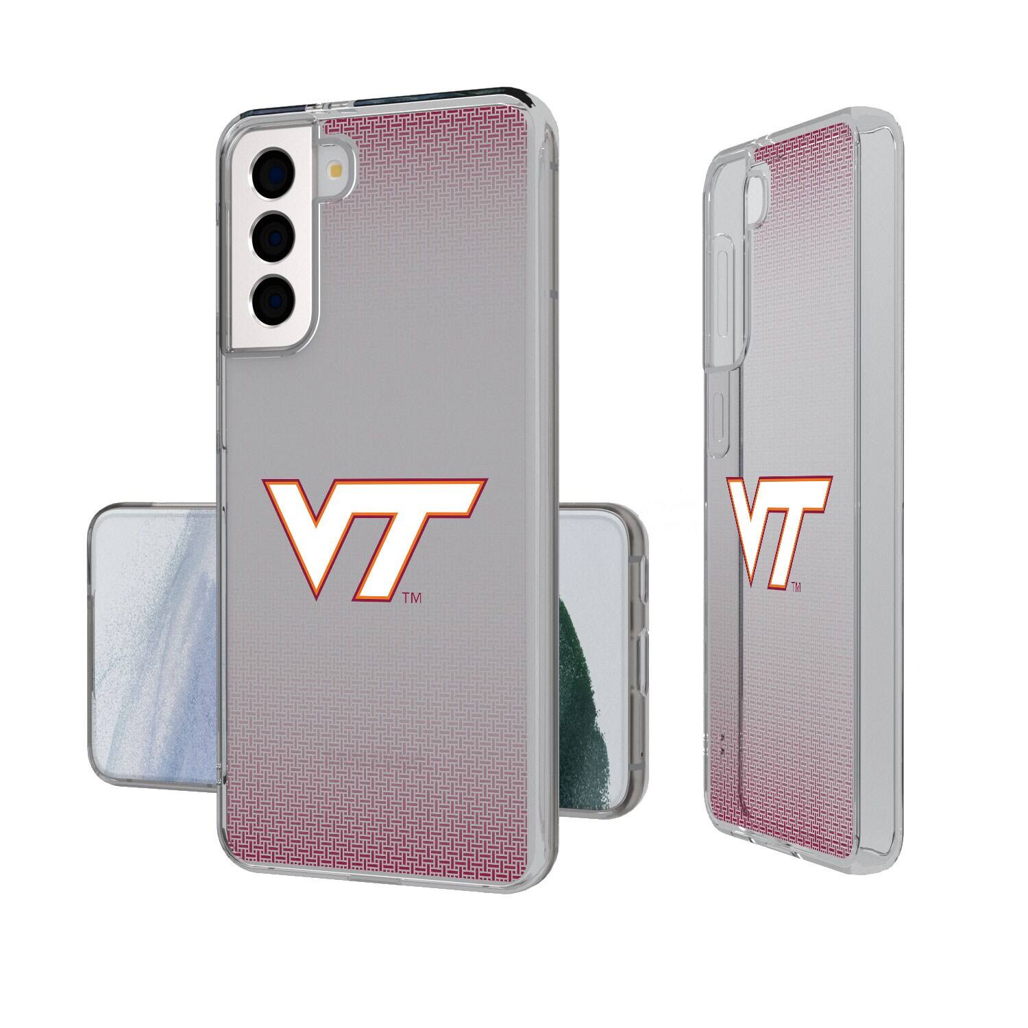 Keyscaper NCAA Virginia Tech Hokies Linen Logo Galaxy Clear Case S23 ...