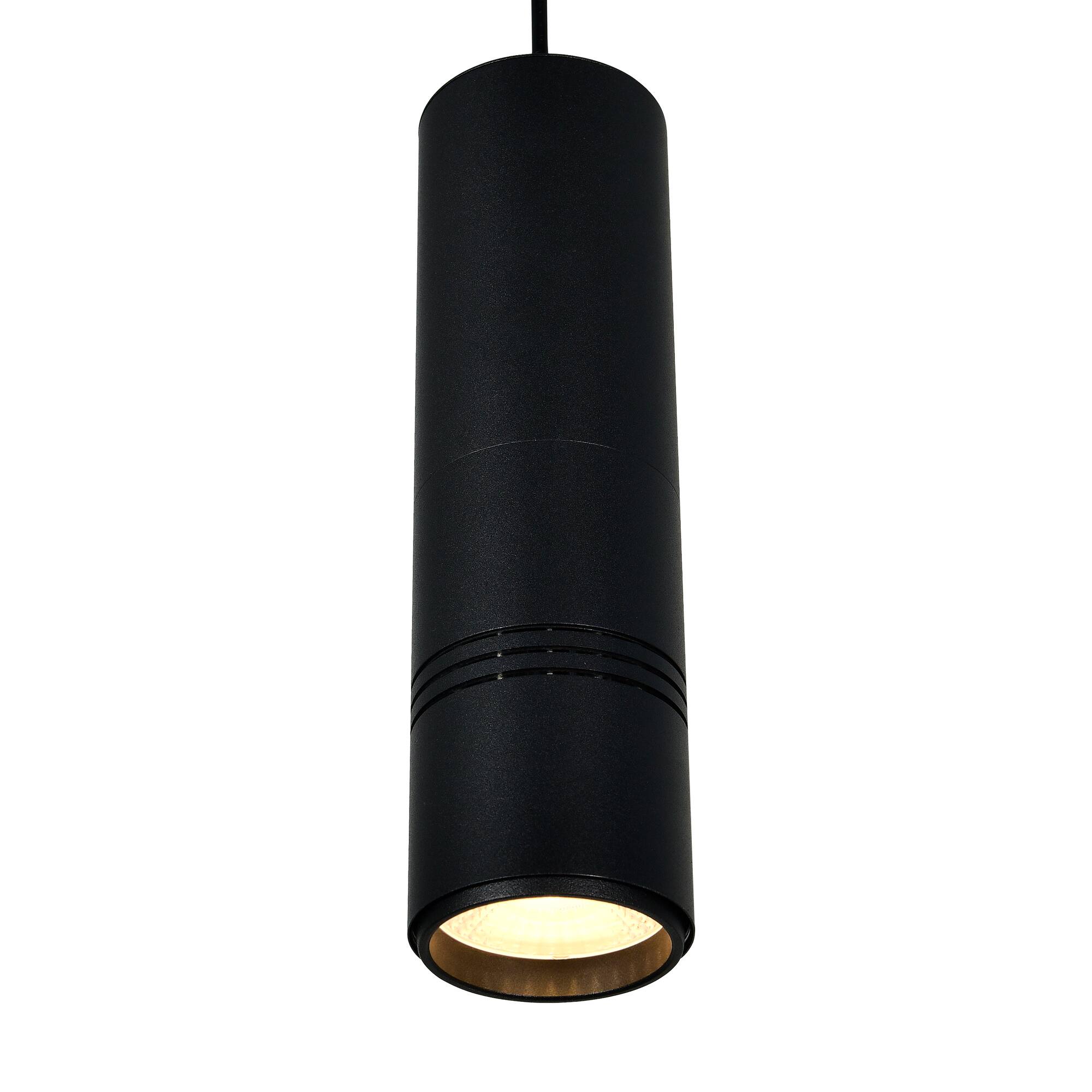 CWI Lighting Stowe LED Down Mini Pendant With Black & Wood Finish Sand ...