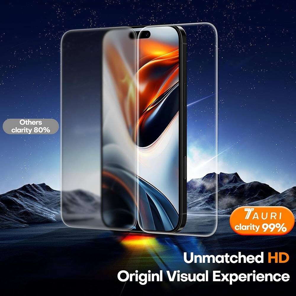 PARKER SLATER 4 in 1 iPhone 16 Pro Max Screen Protector [6.9"] – 3 Pack ...