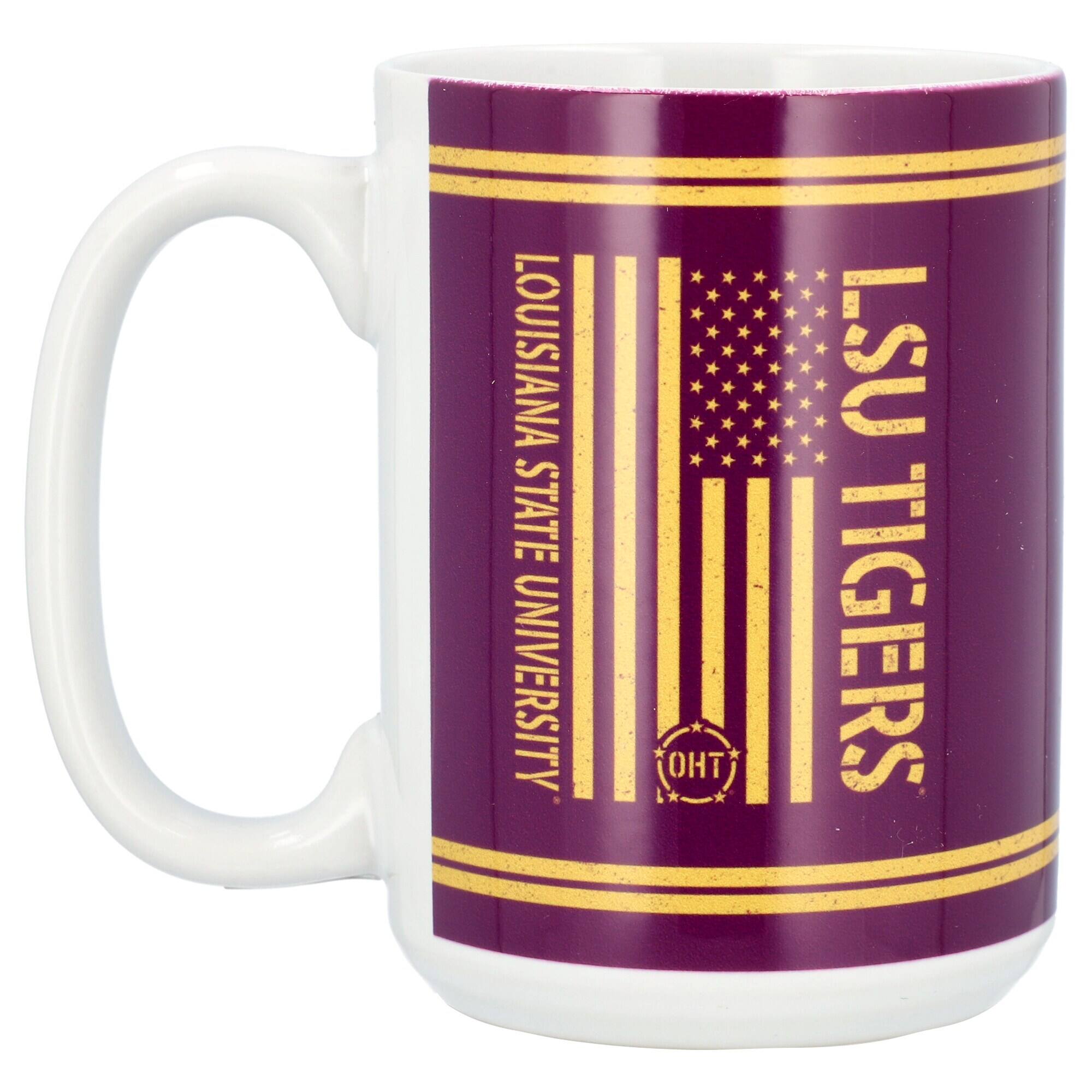 Indigo Falls LSU Tigers 15oz. OHT Military Appreciation Mug Multicolor ...