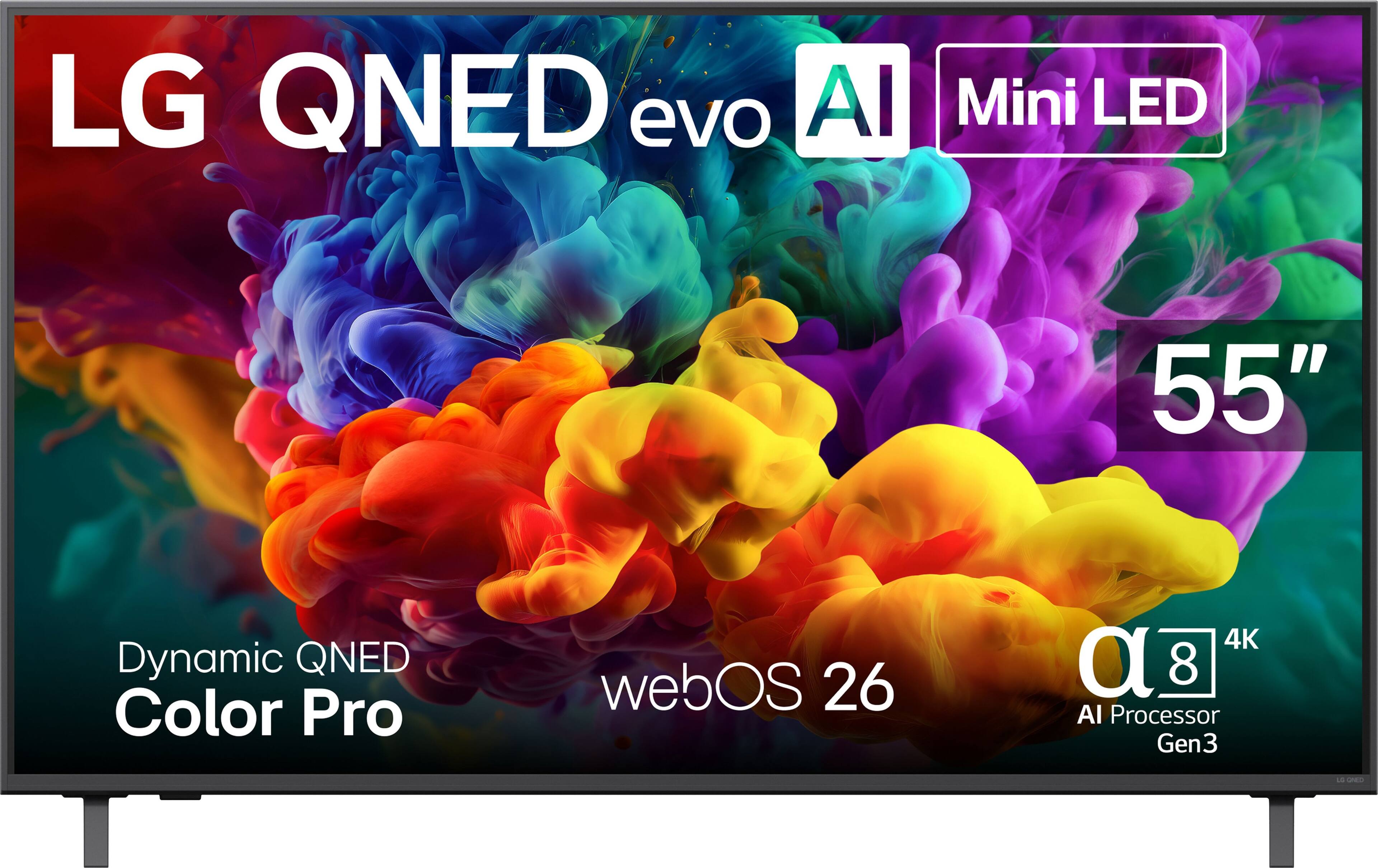 LG 55" Class 84B Series QNED evo AI Mini LED 4K Smart webOS TV (2026 ...