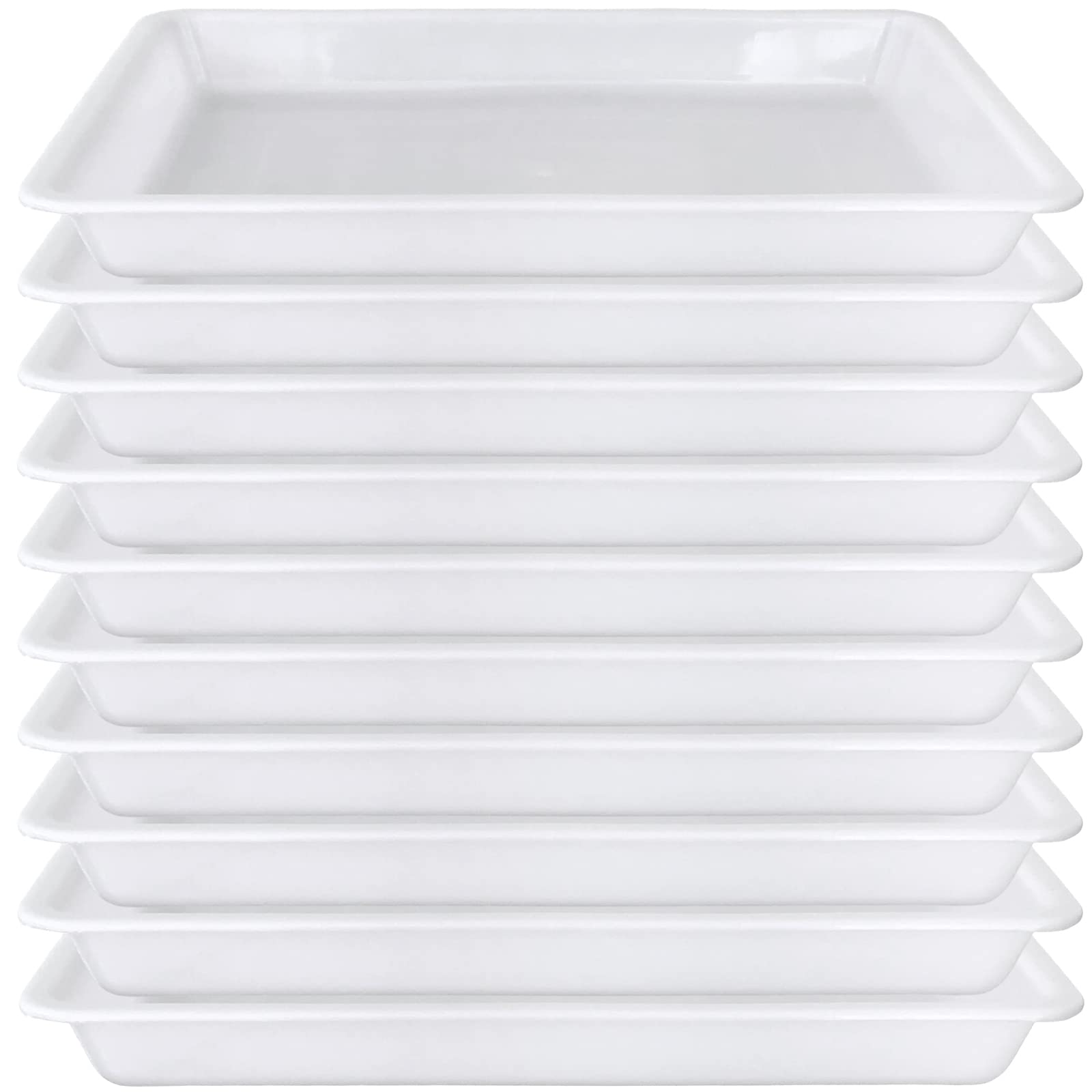 Paradigms Interiors 10 Activity Plastic Art Trays Stackable Craft Tray ...
