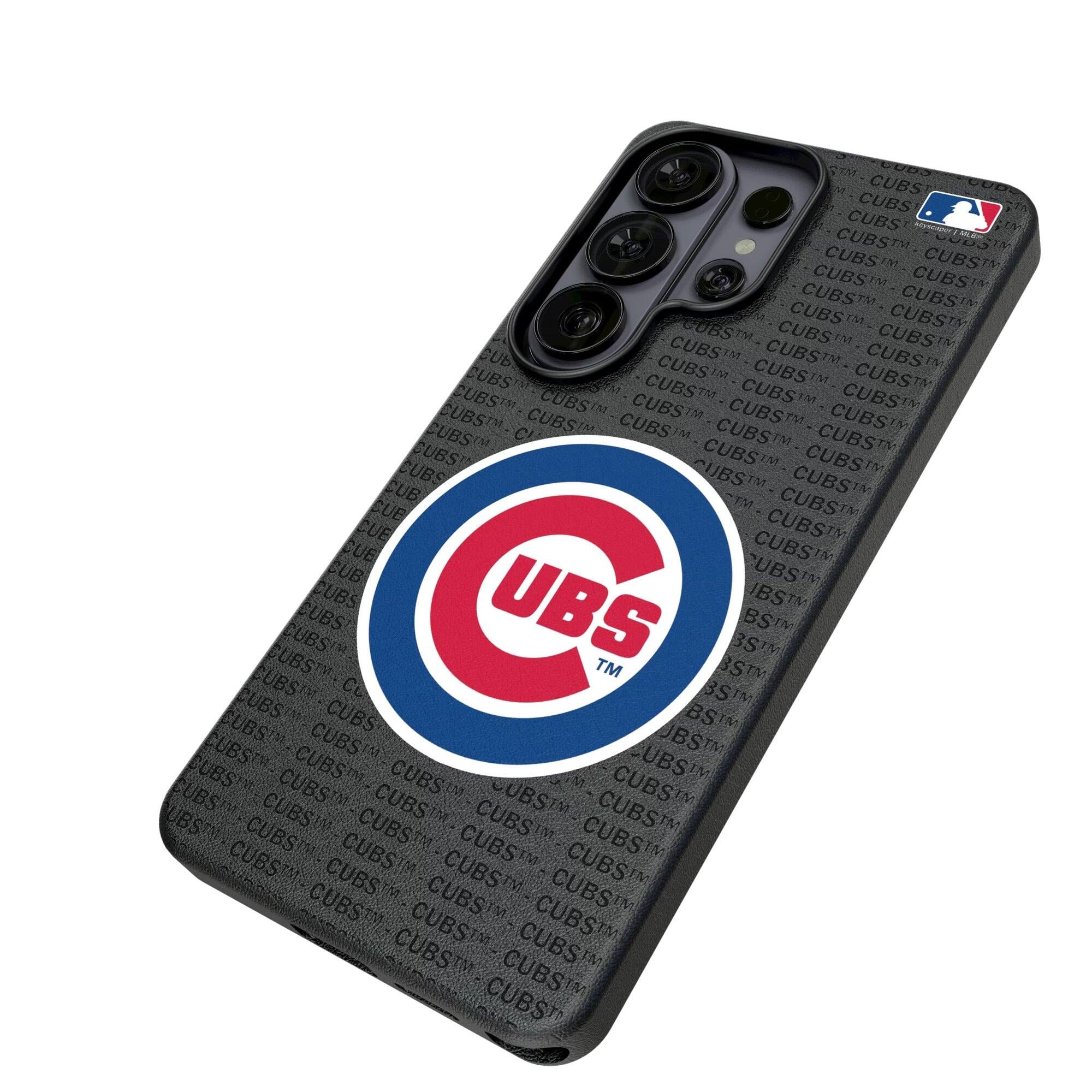 Keyscaper MLB Chicago Cubs Text Backdrop Galaxy Magnetic Bump Case S24 ...