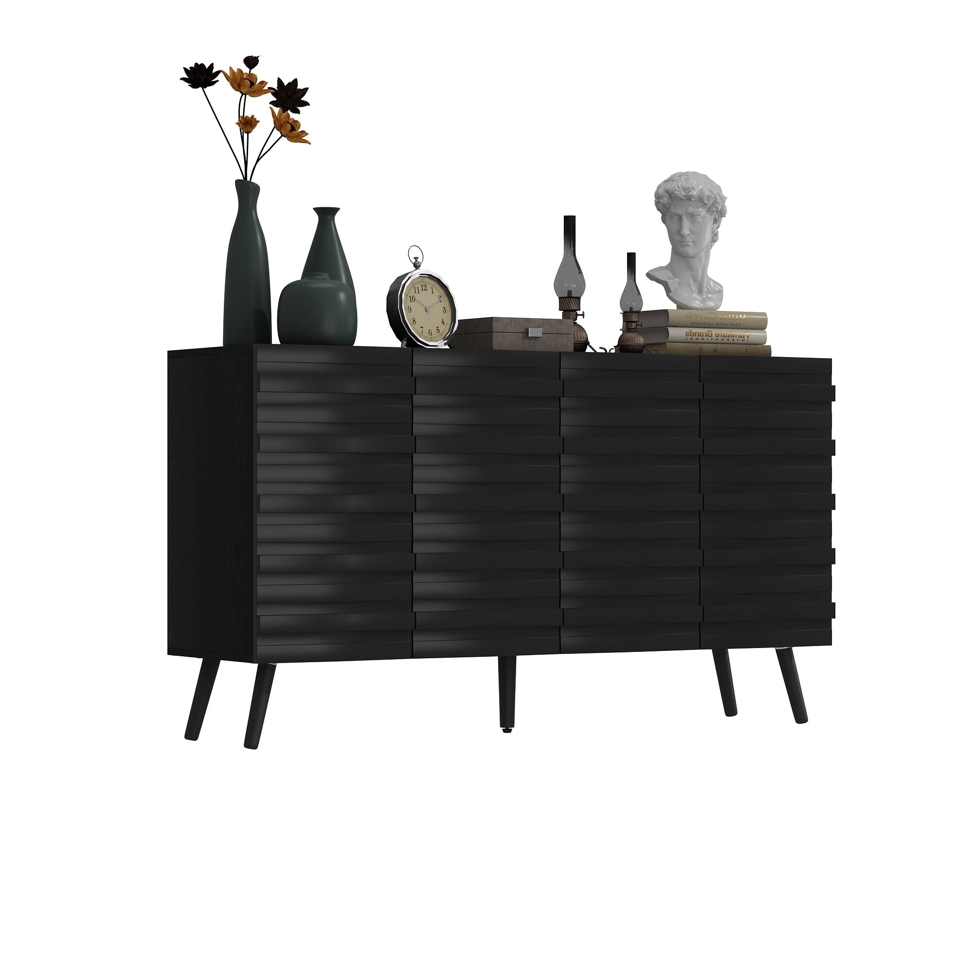 FUFU&GAGA Multi Scene Sideboard: Stylish Storage Cabinet with Versatile ...