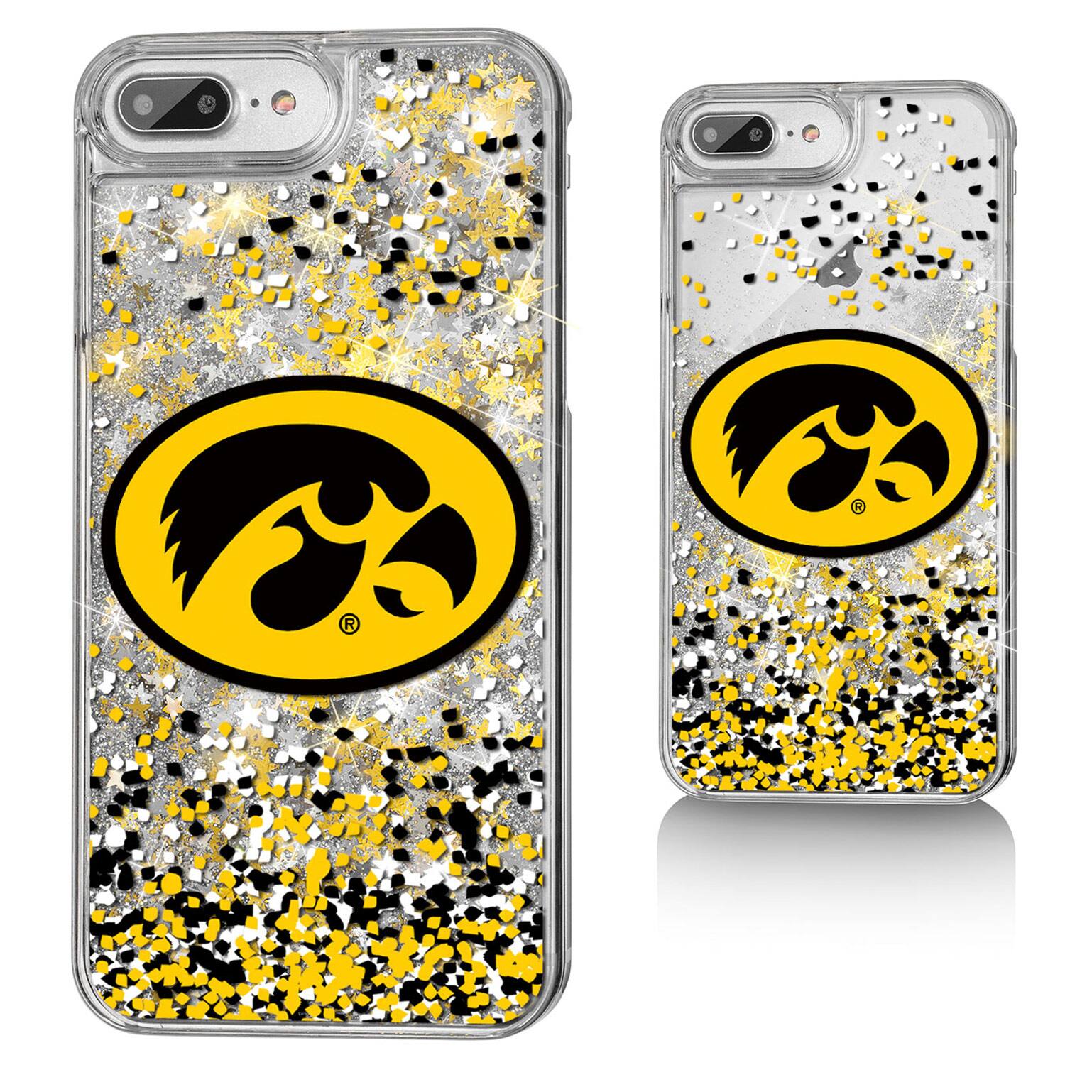 Keyscaper NCAA Iowa Hawkeyes iPhone Glitter Confetti Design Case 14 ...