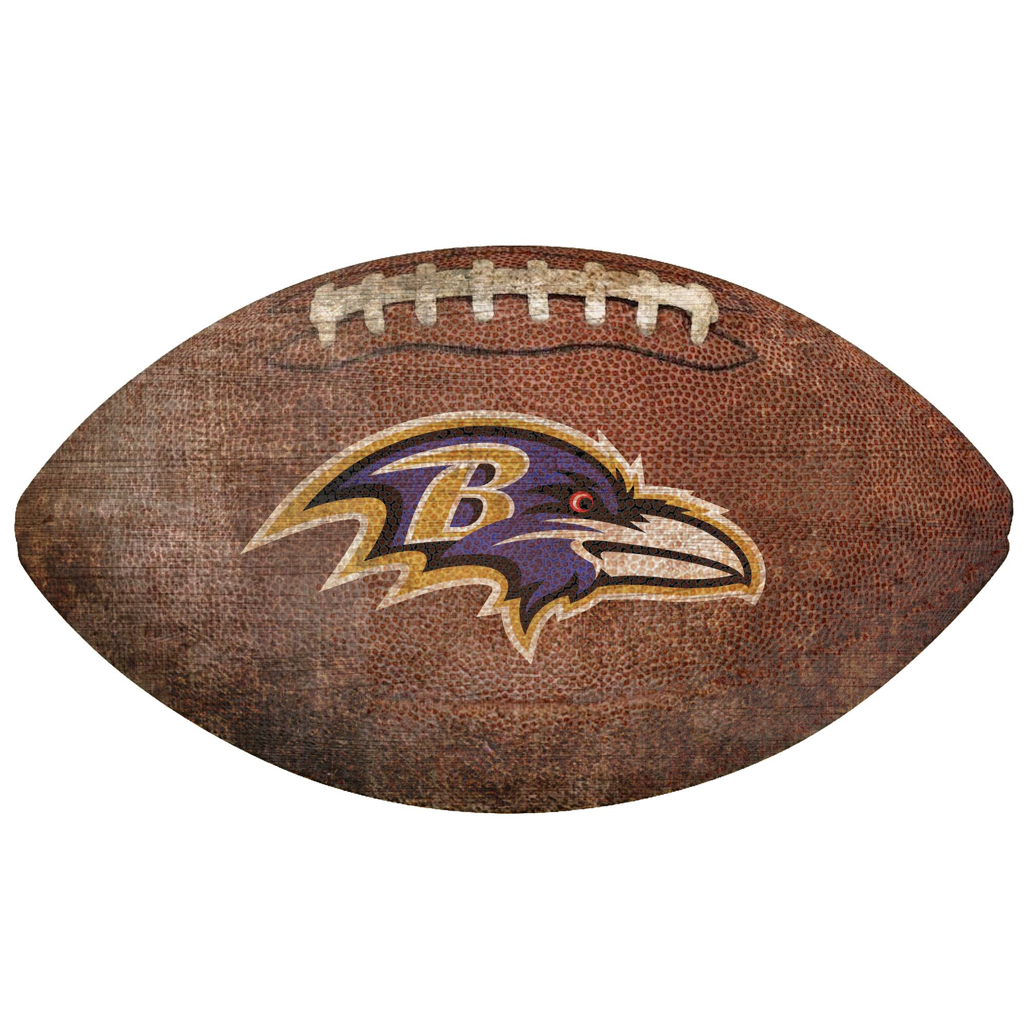 Fan Creations Baltimore Ravens 12'' Football Sign Multicolor 3475017 ...