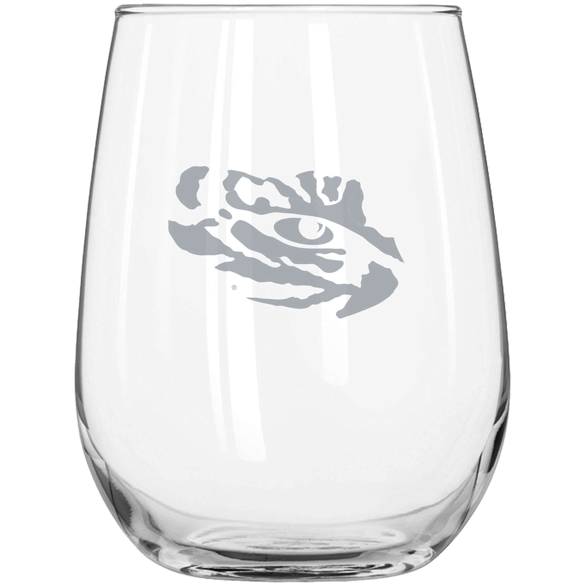 Logo Brands LSU Tigers 16oz. Frost Curved Beverage Glass Multicolor ...
