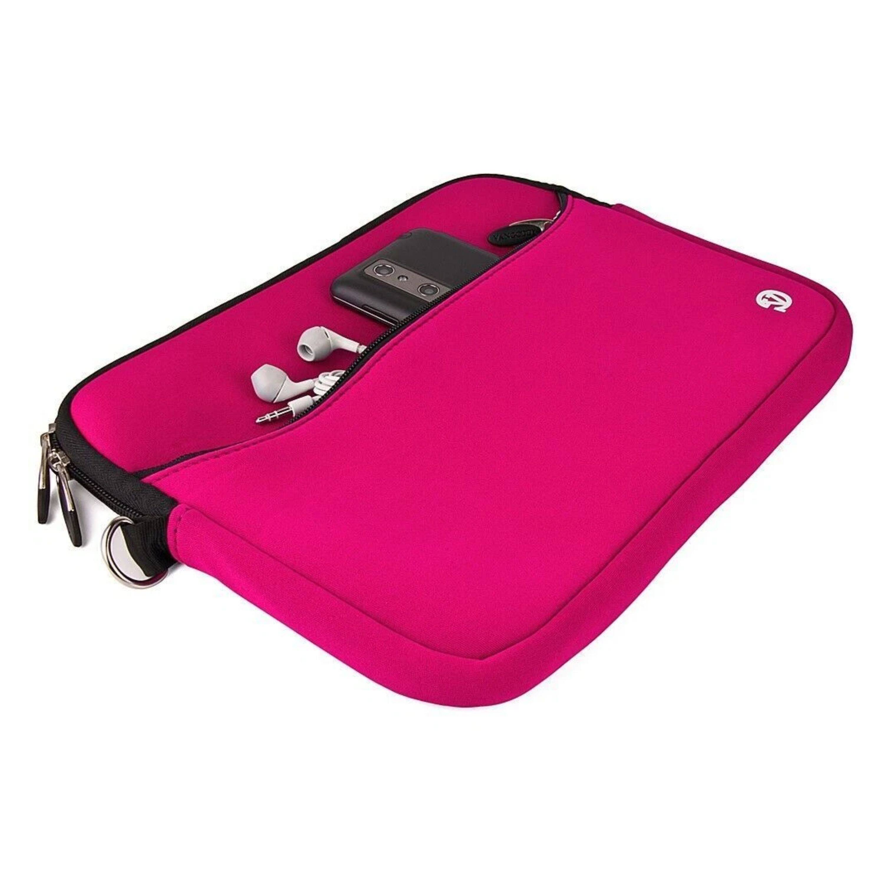 Kitcheniva Neoprene Tablet Sleeve Pouch Case Bag For 11" Tablet Magenta ...