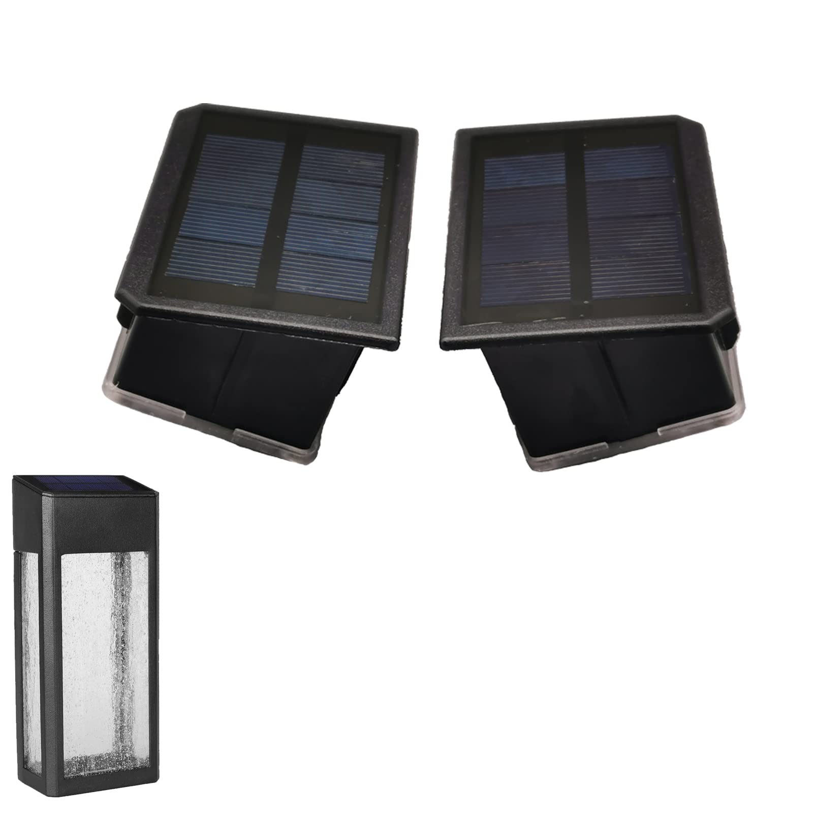 VEGA AUTOMOTIVE Solar Fence Lights Accent Light wall Light For Outdoor ...