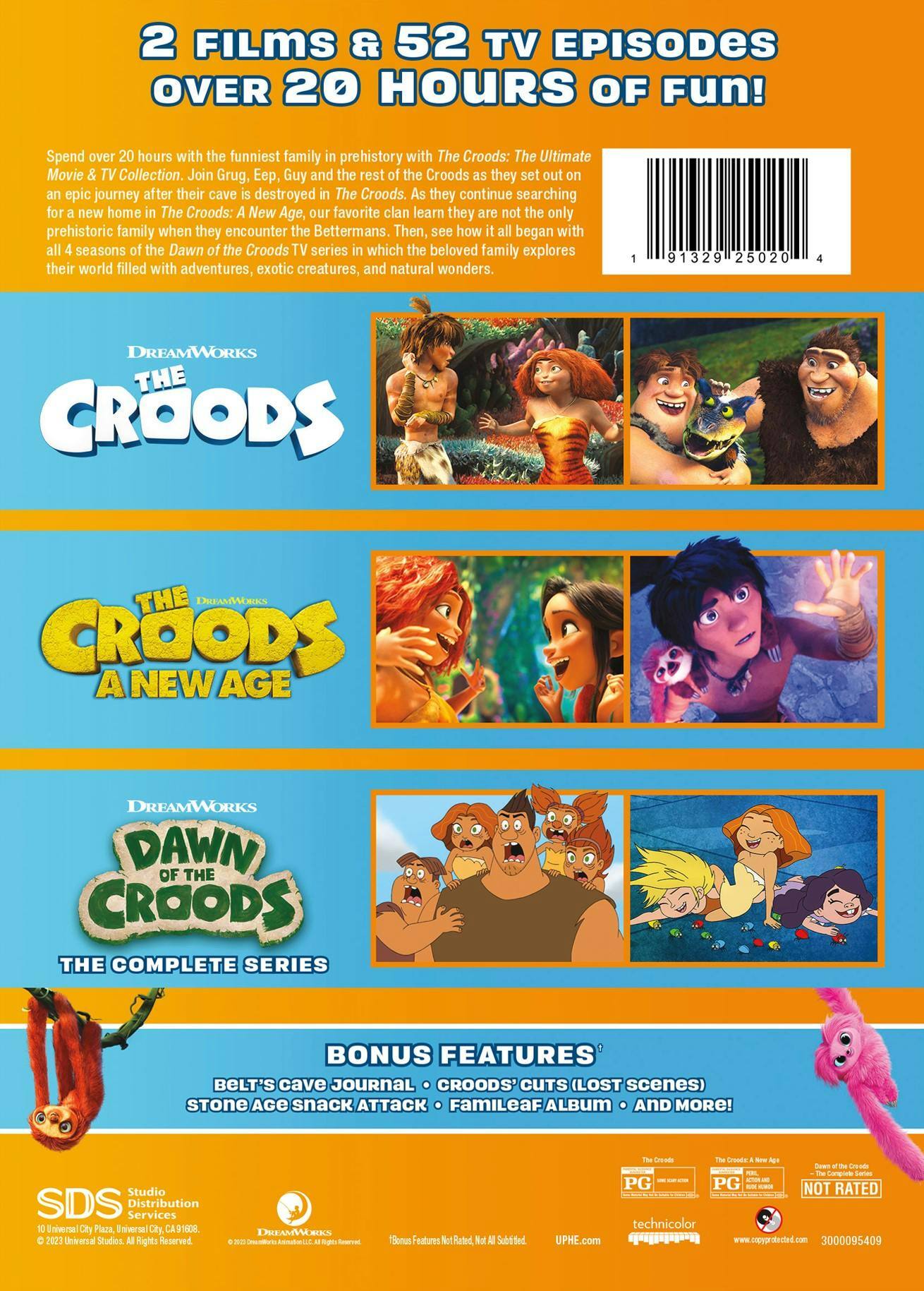 The Croods: Ultimate Movie & TV Collection (Box Set) [DVD] [Standard ...