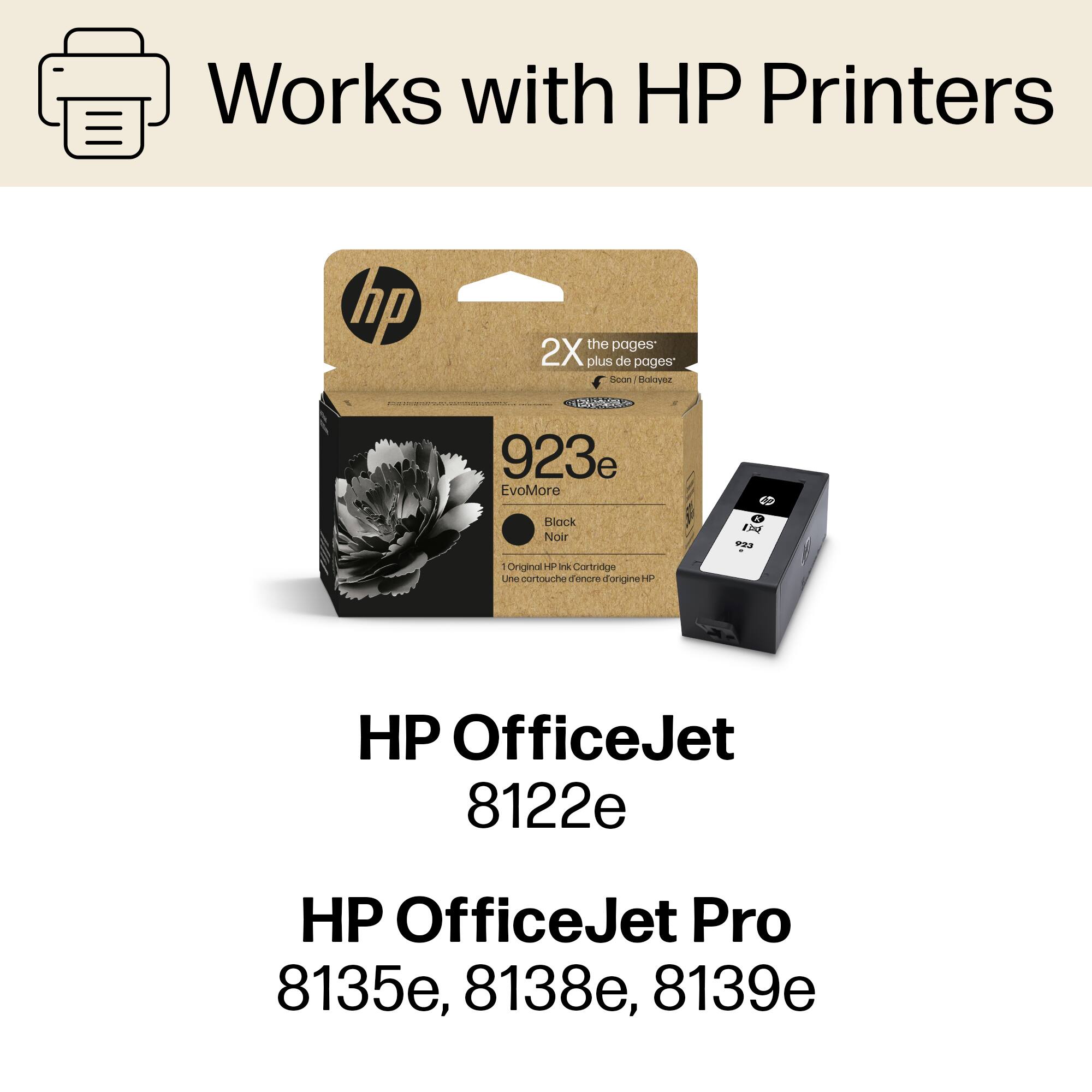 Customer Reviews: HP 923e EvoMore Ink Cartridge Black 4K0T7LN - Best Buy