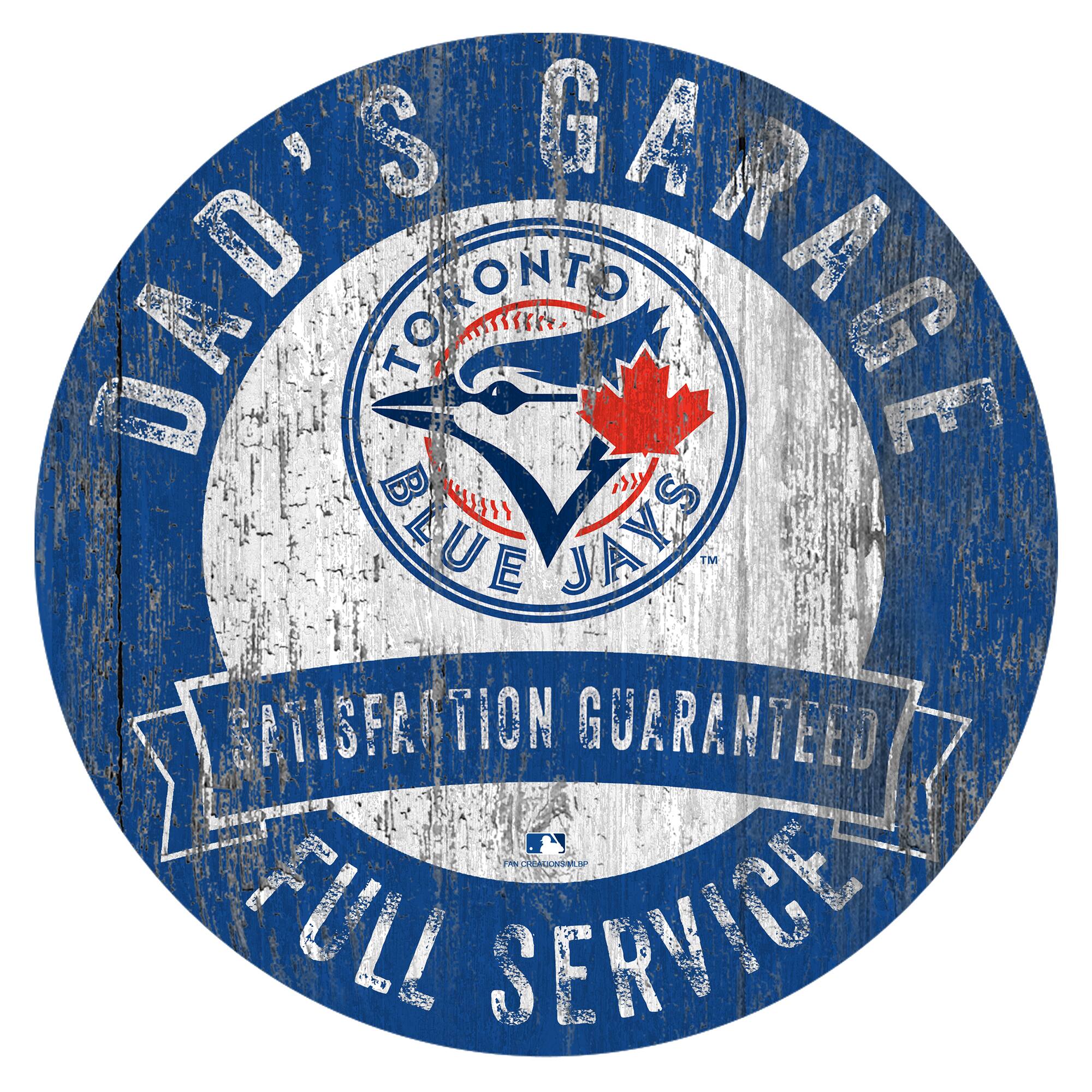 Fan Creations Toronto Blue Jays 12" x 12" Dad's Garage Sign Multicolor ...