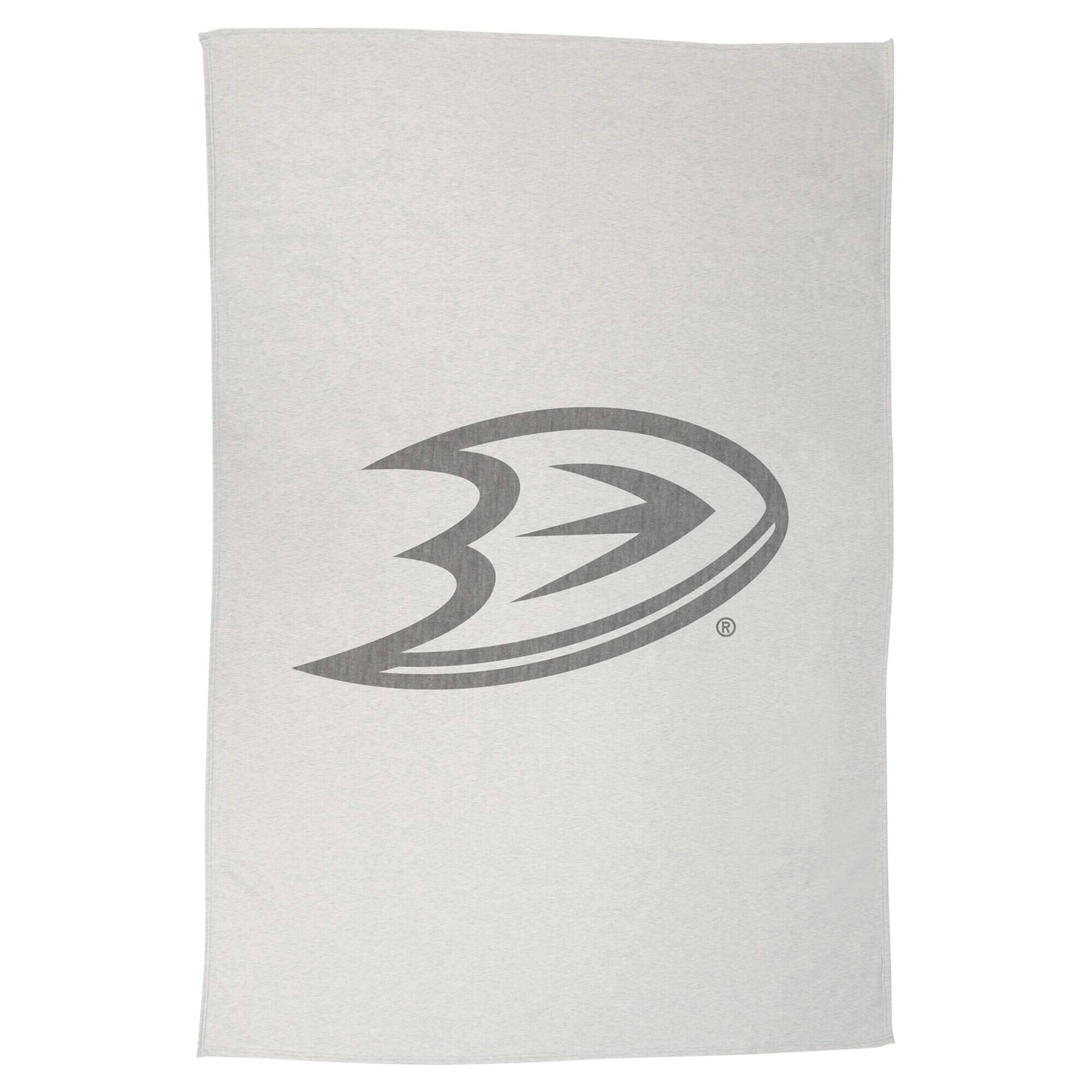 Logo Brands Anaheim Ducks 54" x 84" Sweatshirt Blanket Multicolor ...