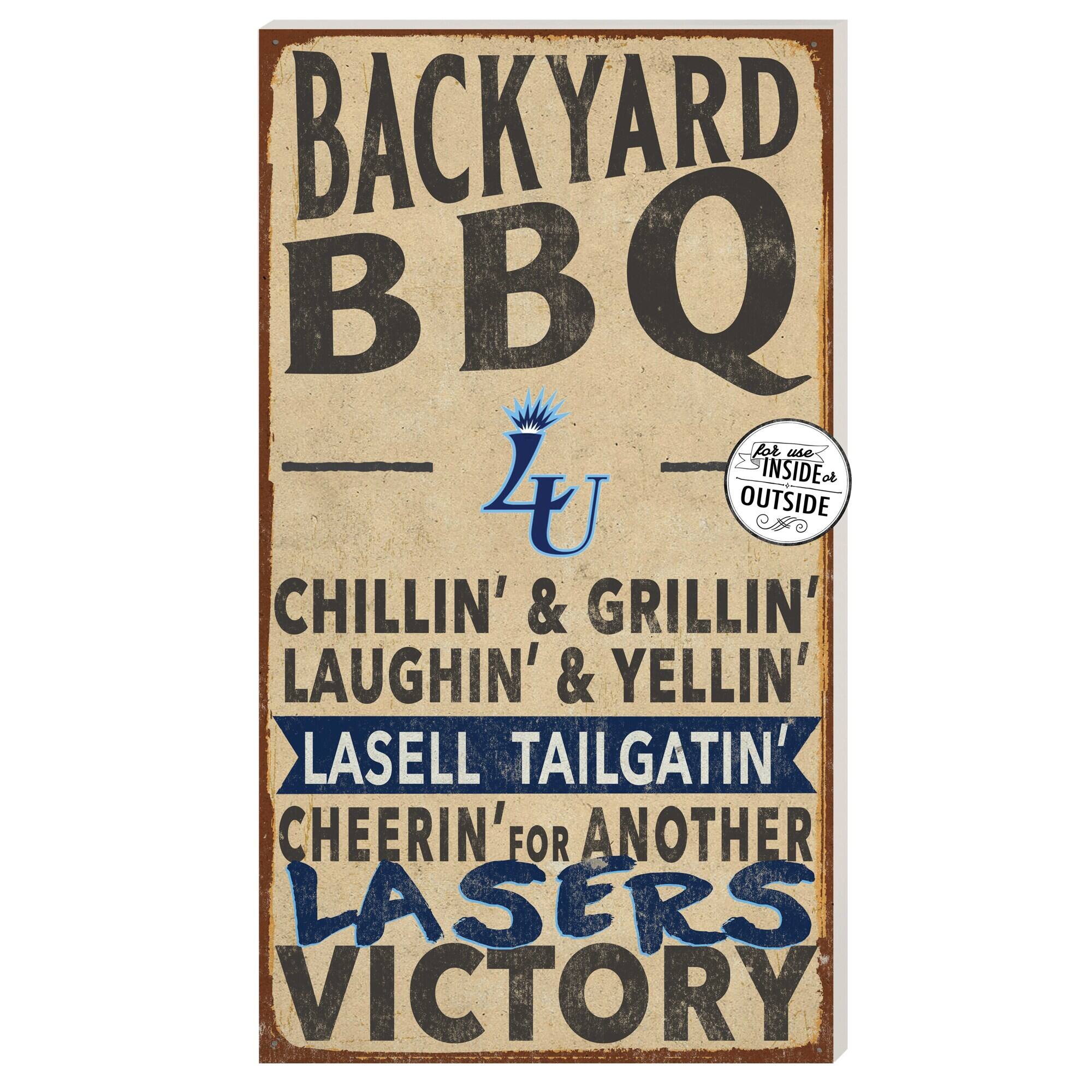 Jardine Lasell Lasers 11" x 20" Indoor/Outdoor BBQ Sign Brown 200134117 ...