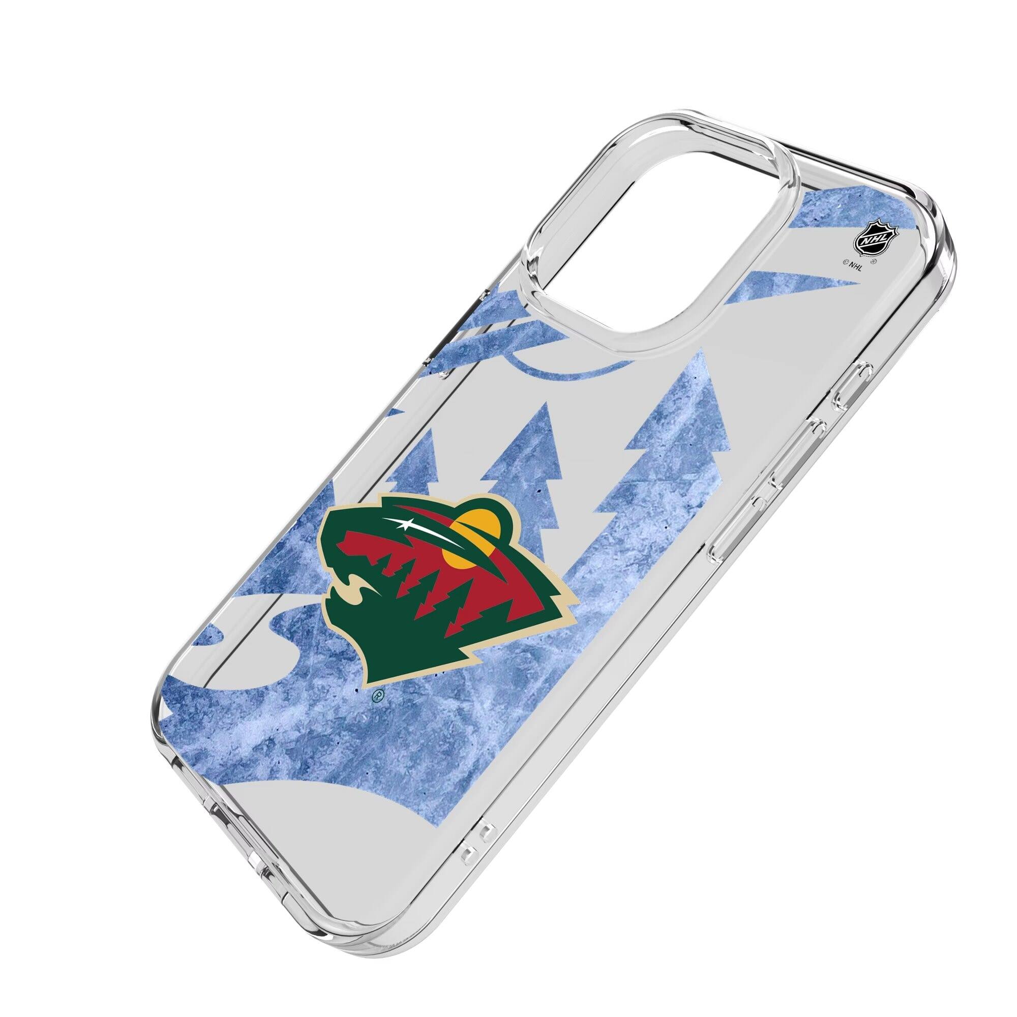 Keyscaper NHL Minnesota Wild iPhone Clear Ice Case 16e Multicolor ...