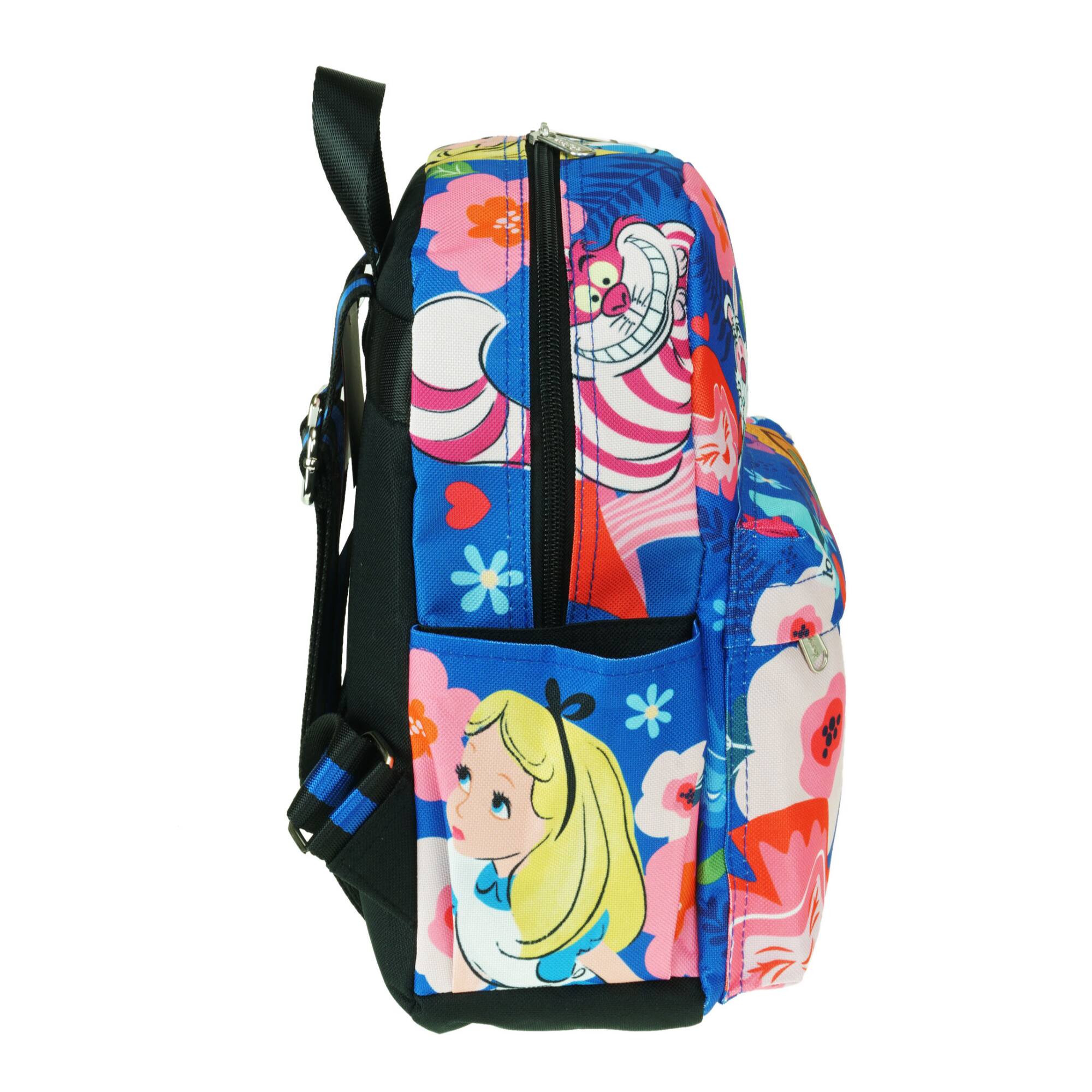 UPD Disney Alice In Wonderland 12" Multicolor Polyester School Backpack ...