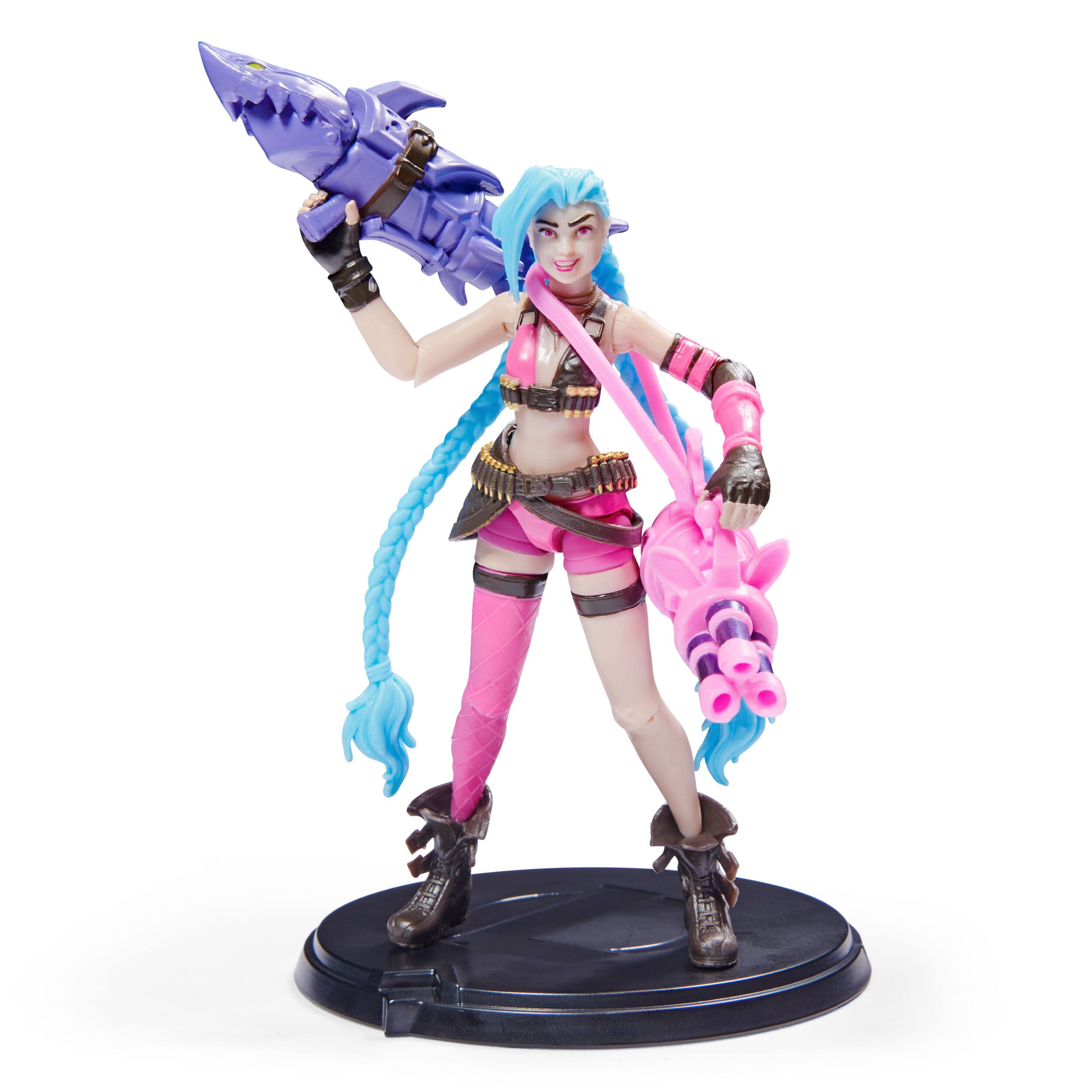 Best Buy: League of Legends Official 4-Inch Jinx Collectible Figure ...