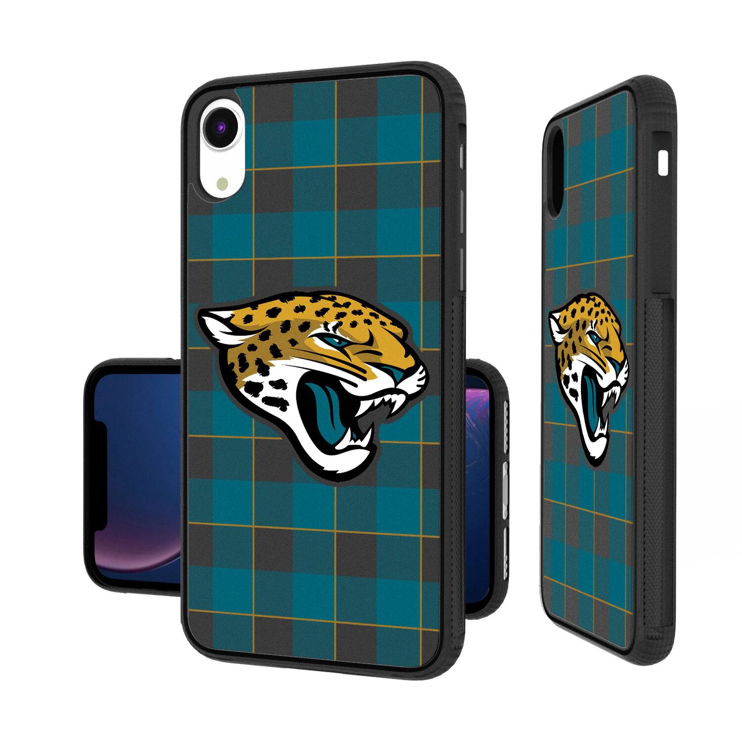 Keyscaper NFL Jacksonville Jaguars iPhone Plaid Design Bump Case 13 ...
