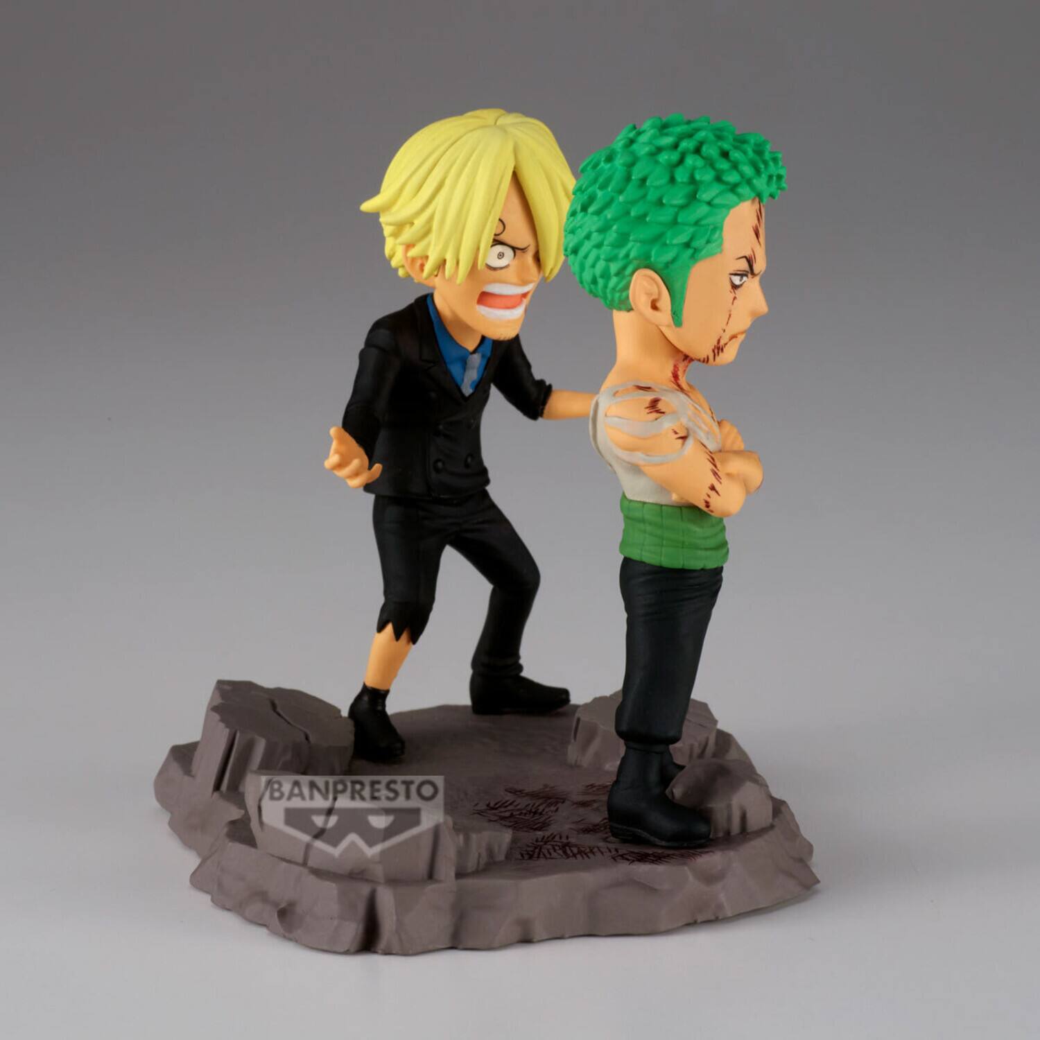 Bandai Banpresto One Piece World Collectable Figure: Log Stories Roronoa Zoro & Sanji ...